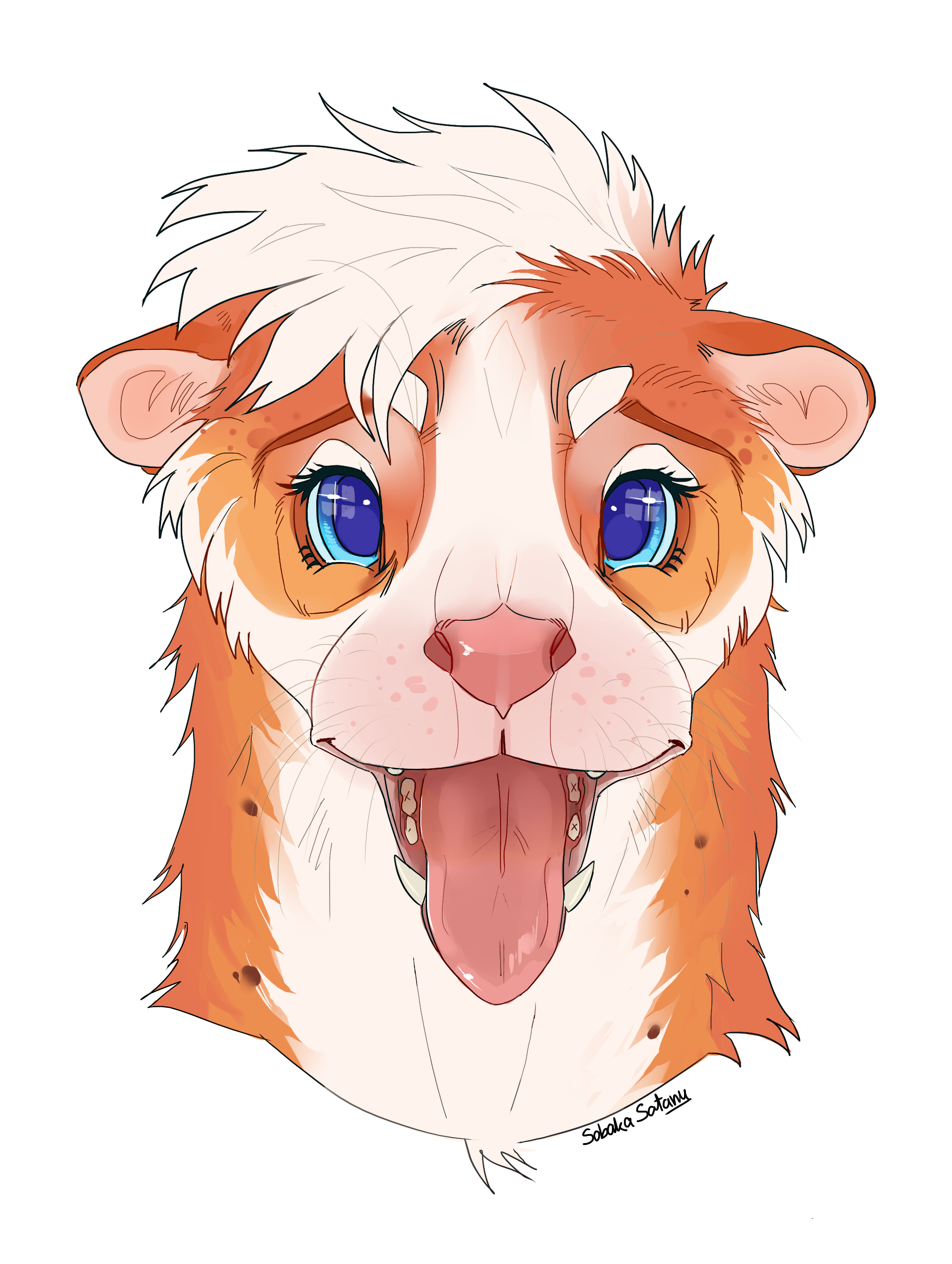 drooling otter by KrushiKromsai
