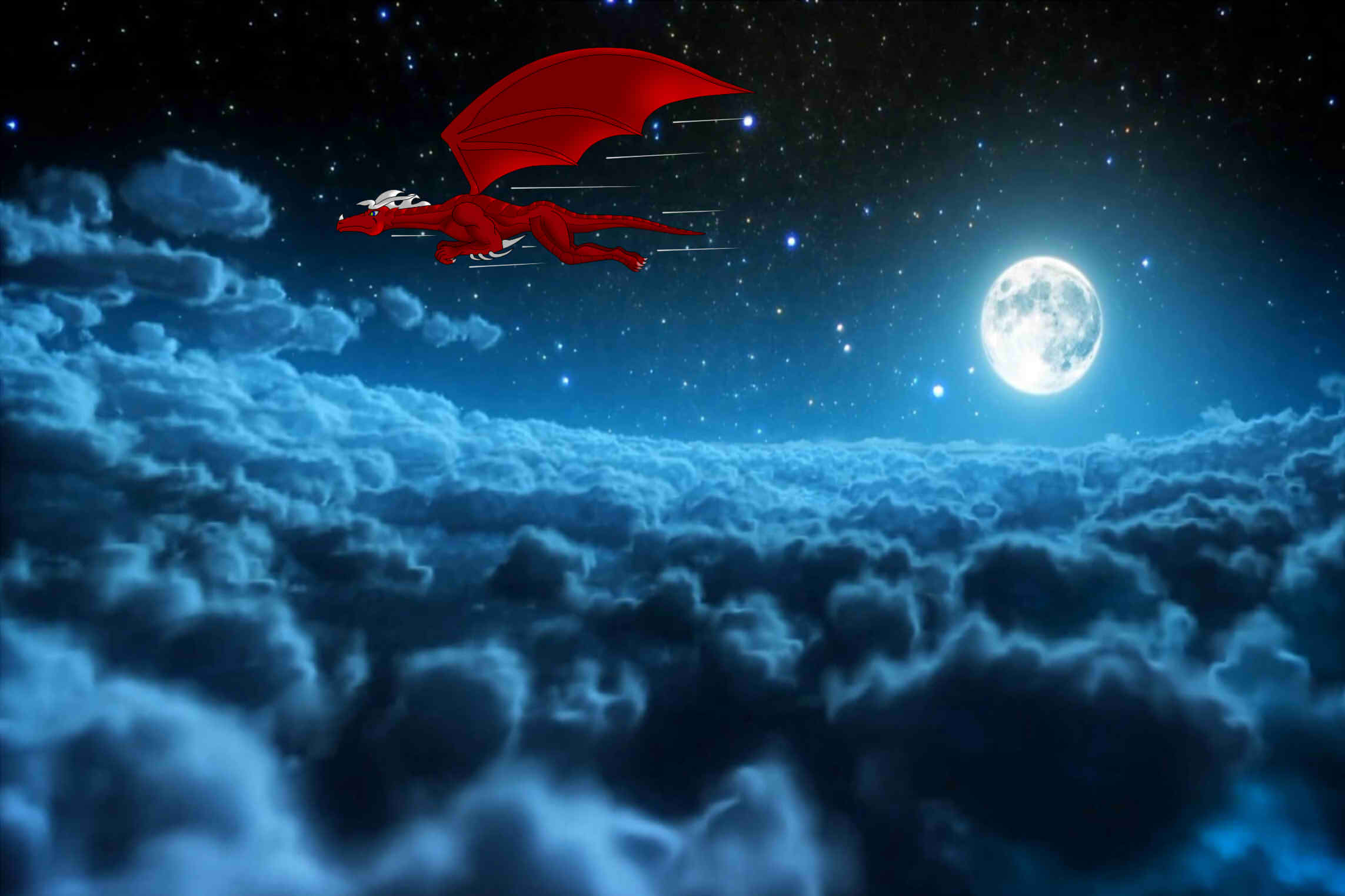 Flying by Dragonzero