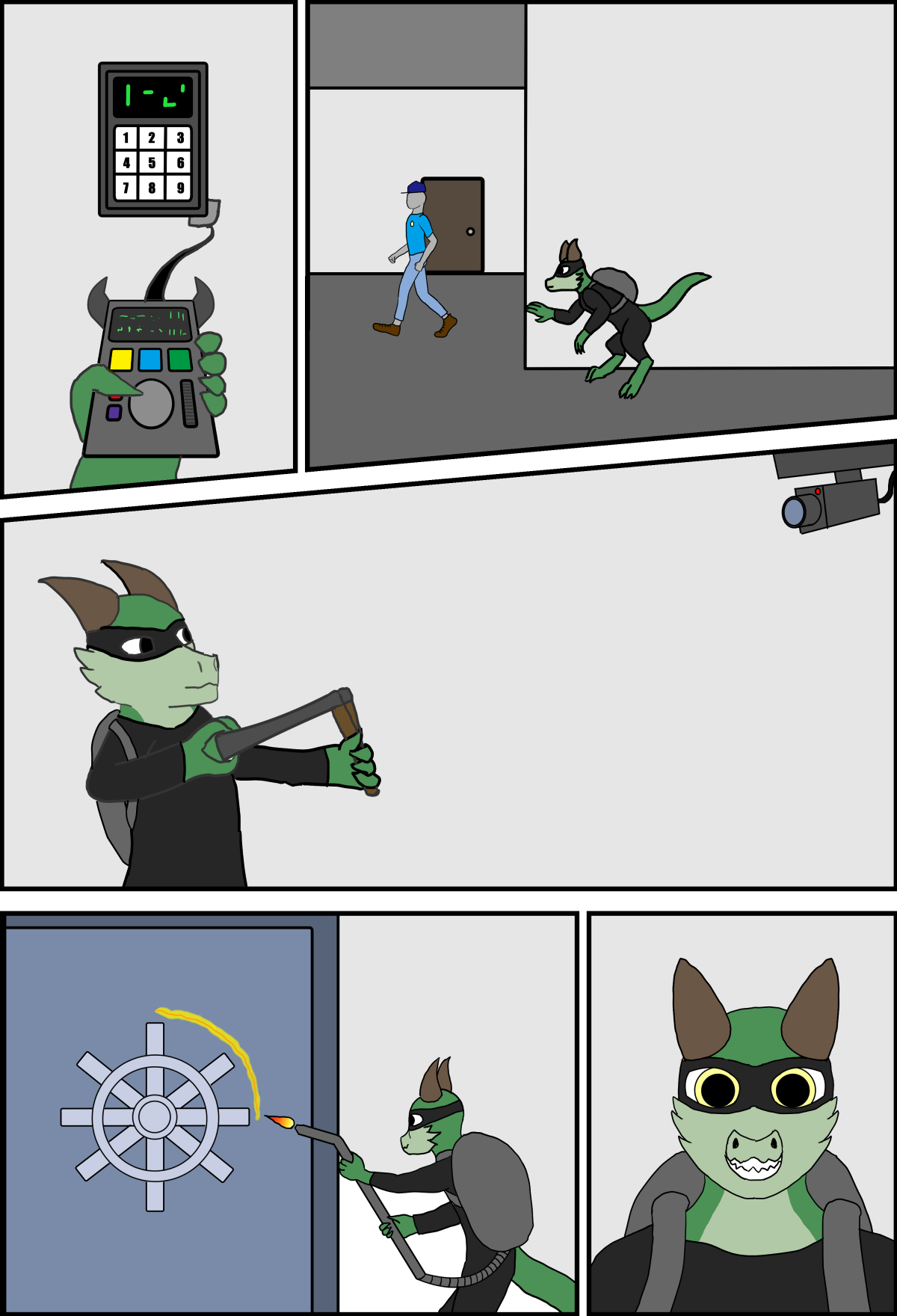 Silly Kobold Comic (10-6-2021) by Lloxie