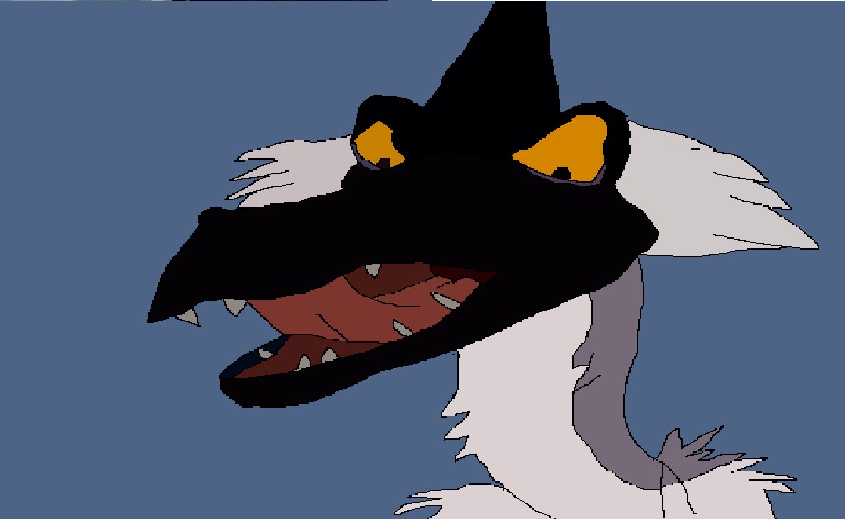 Ichy headshot drawing by DinoFun