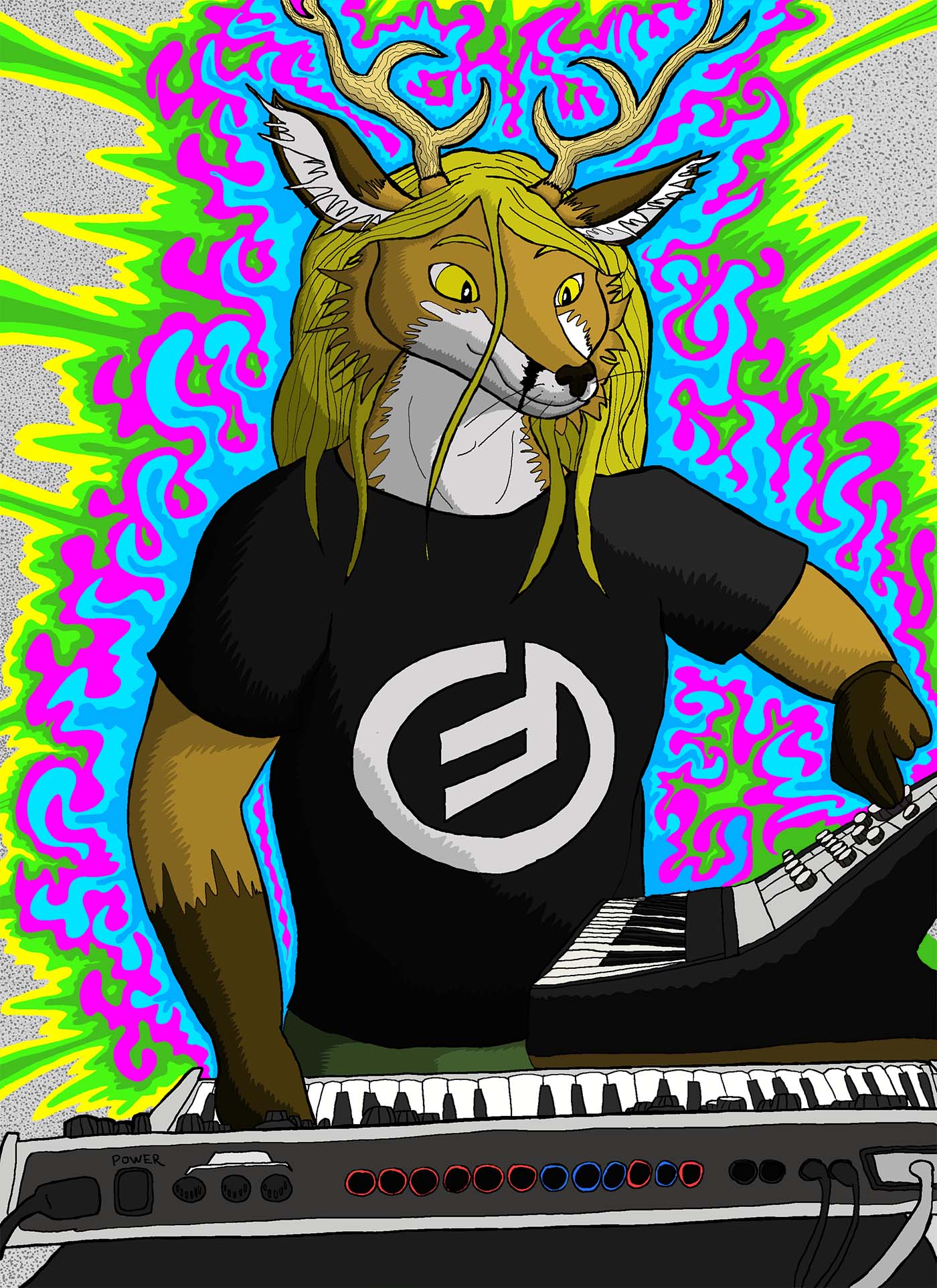 Triad the Deer-Fox! by TriadFox