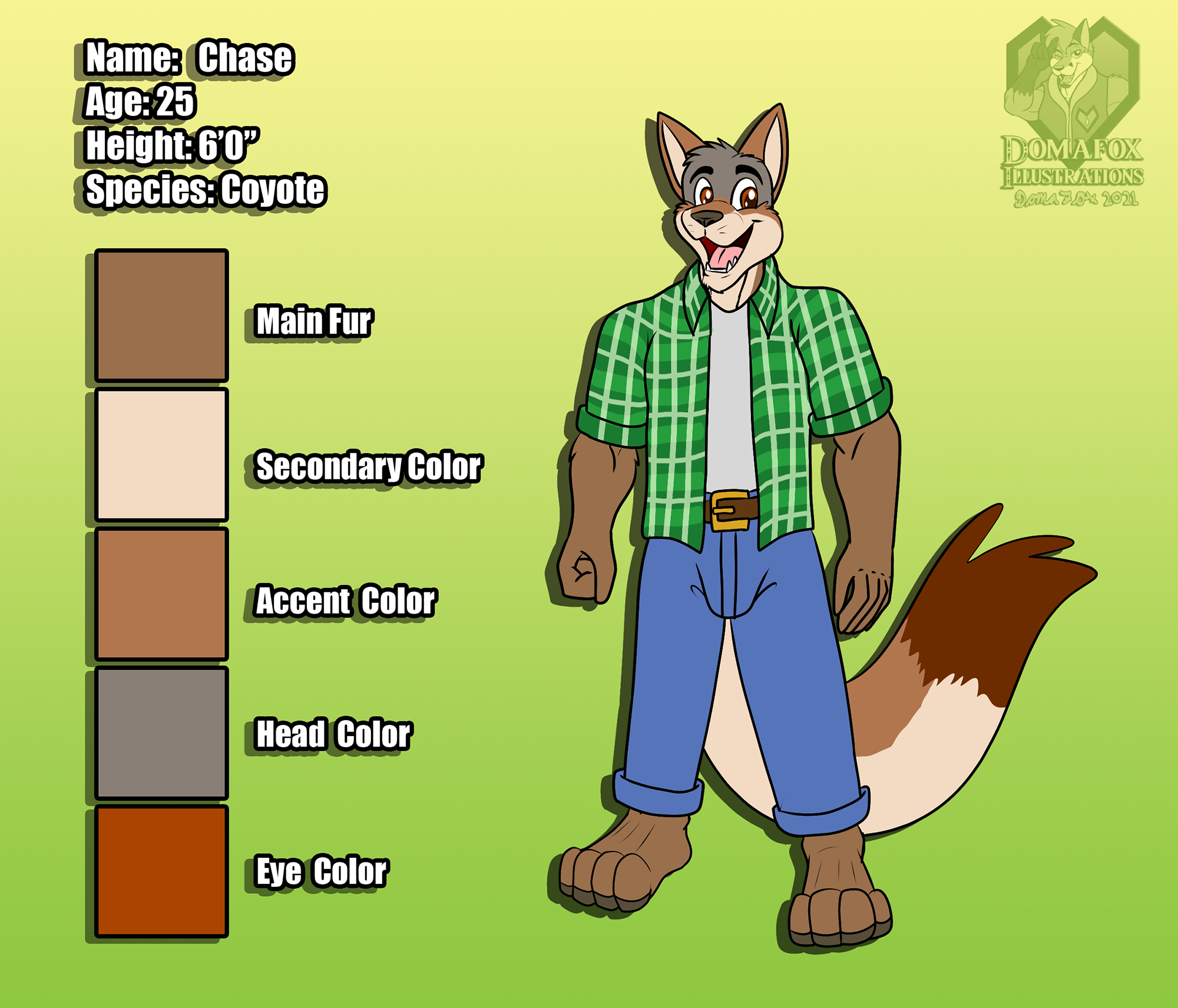 Reference Sheet - Chase by Domafox