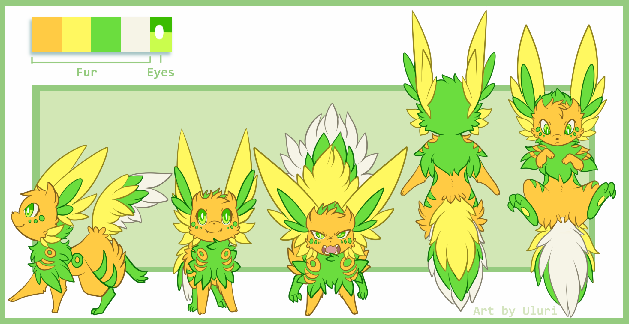 Uluri Reference Sheets by Uluri