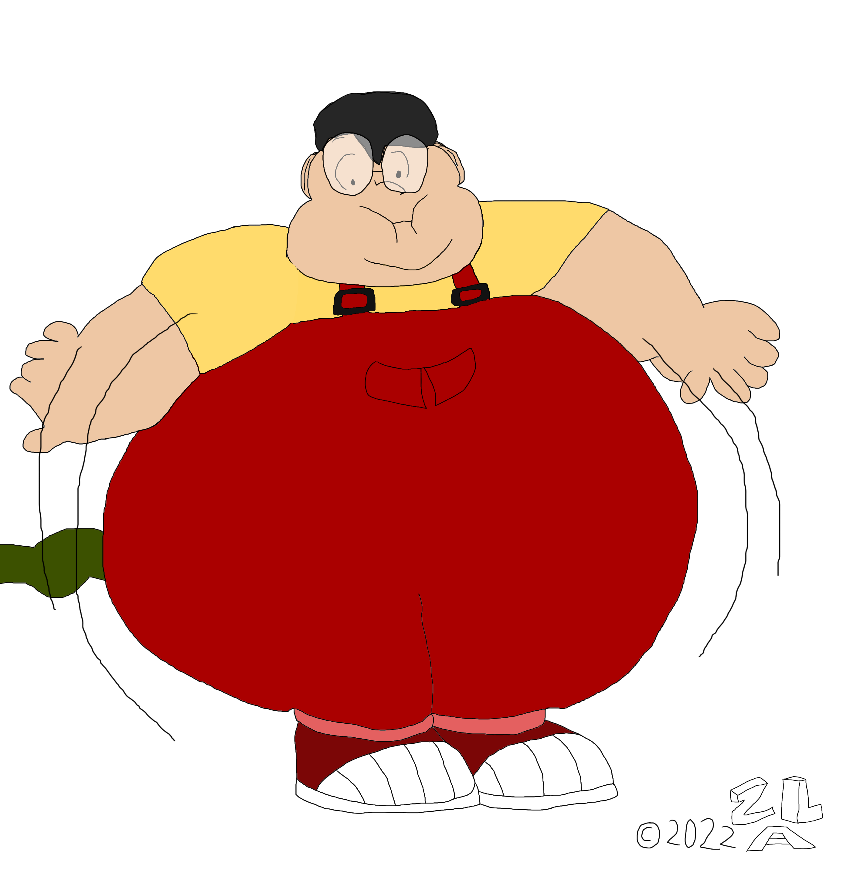 Danny Jones as Robert Turner inflation (SFW) by zacharyinkbunny1999