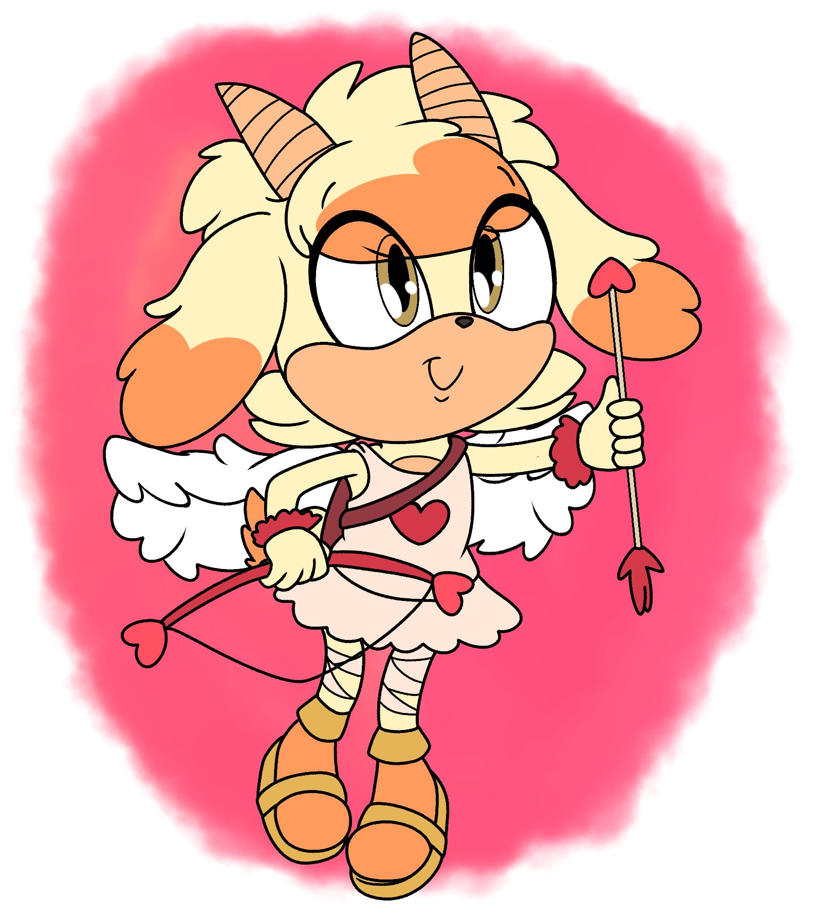Cordelia the Cupid Goat by DanielMania123