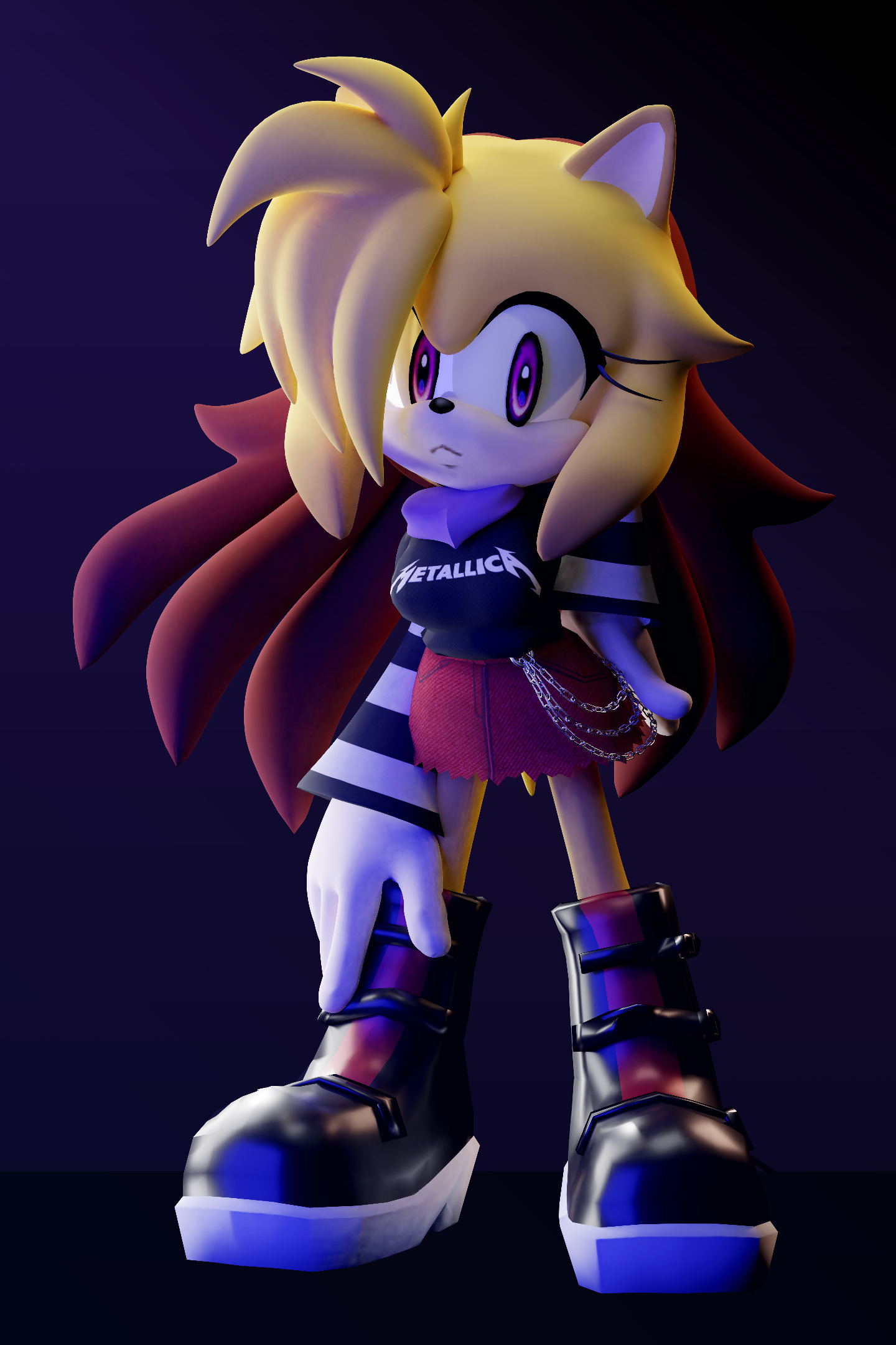 Hazel Metallica (Render) by MillowDoe