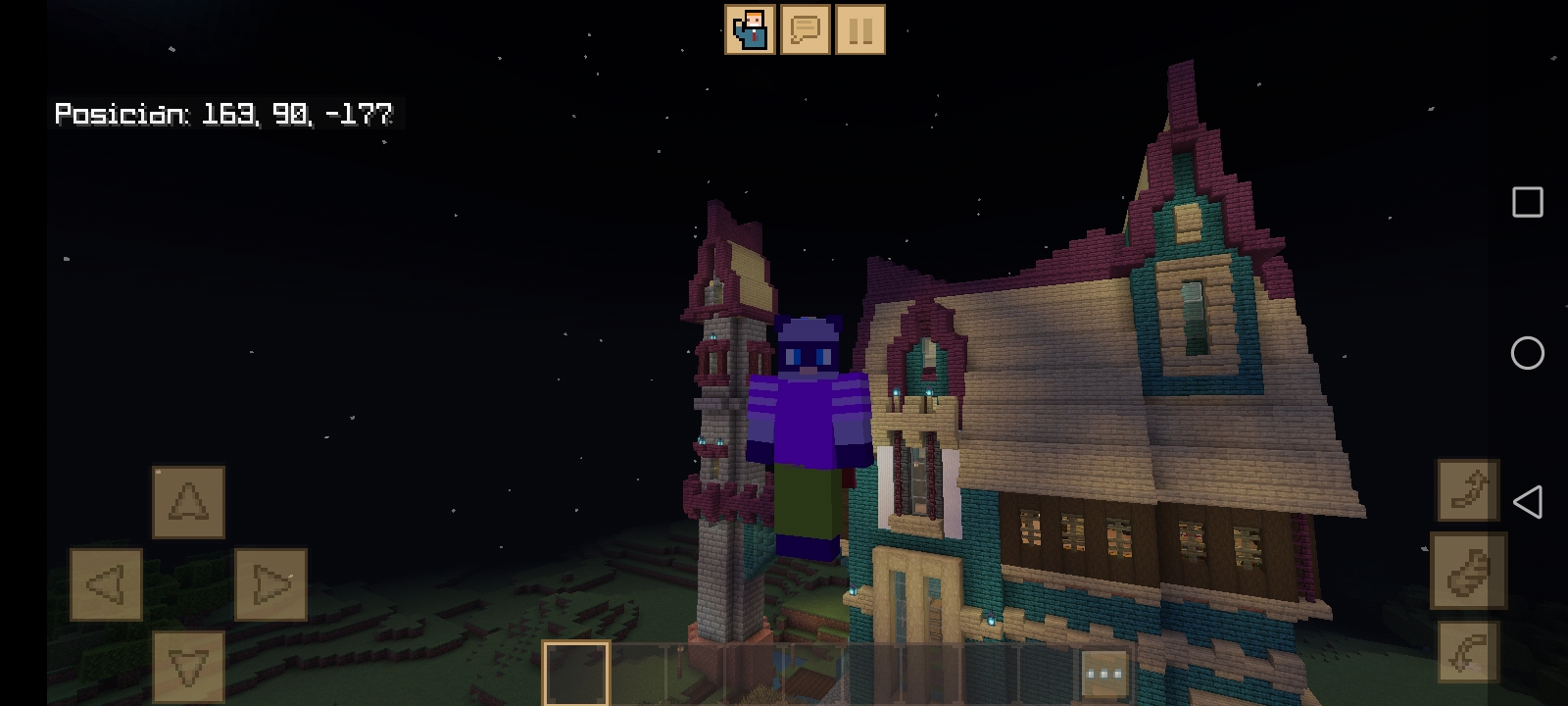 Kyle the fox and his friend in Minecraft by JediJP