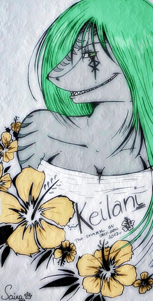 Keilani the shark by Inukaai