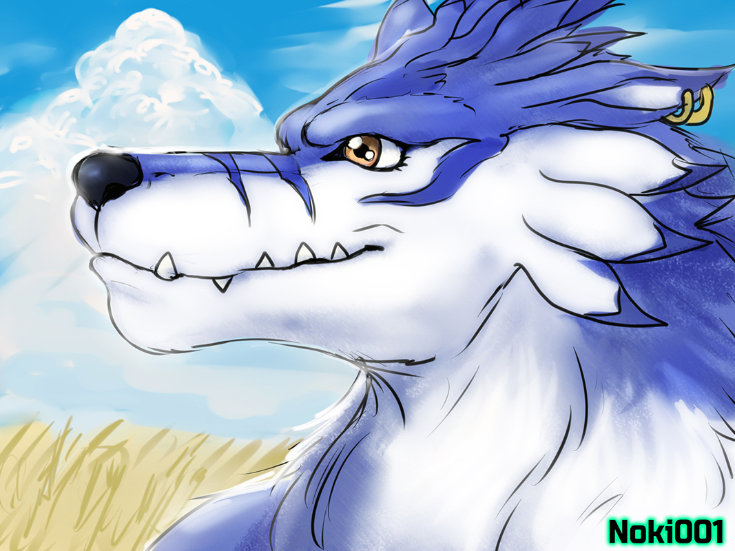 Weregarurumon by Noki001