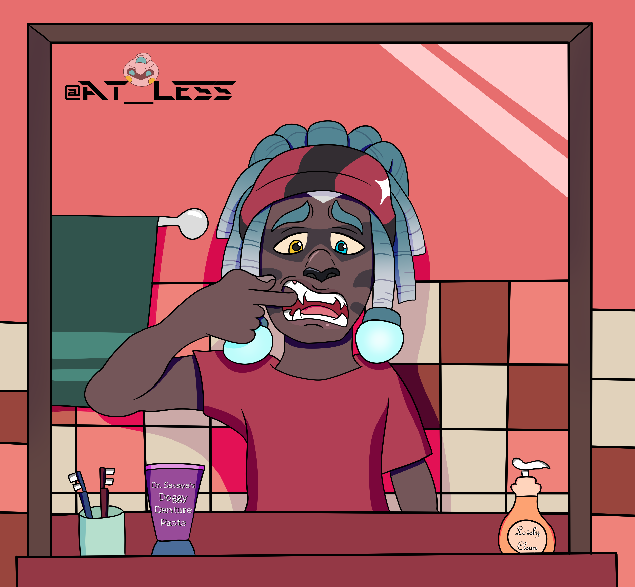 What Big TEETH You Have by nobodyish0me