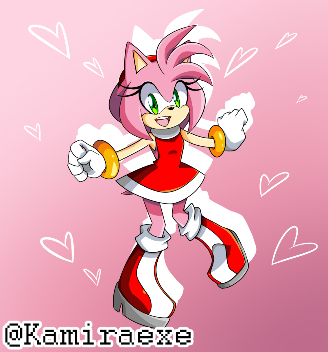 Amy Rose by kamiraexe