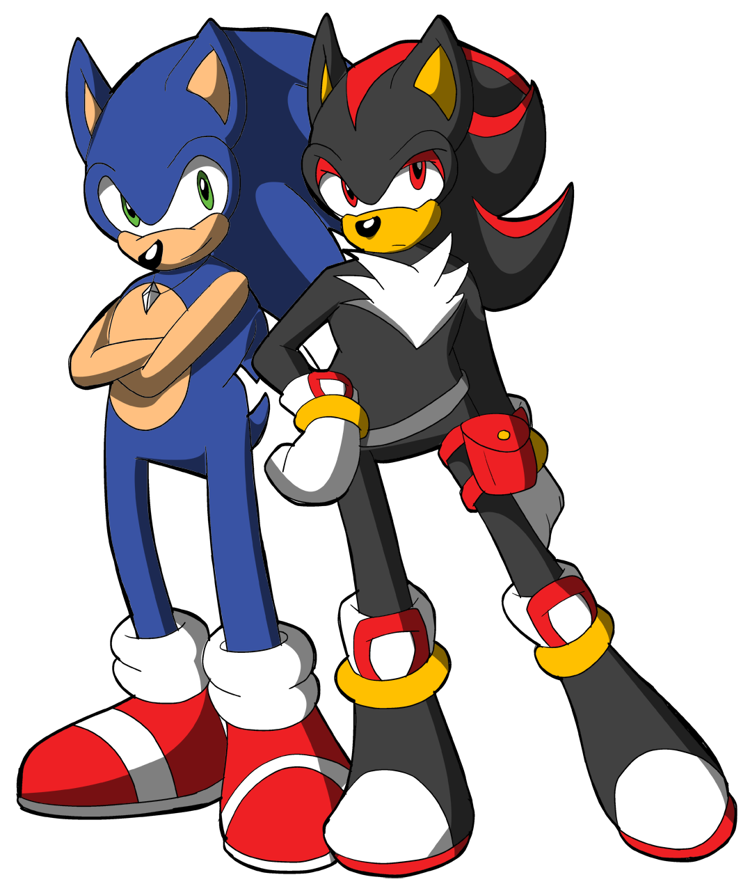 Sonic Underground REBOOT - Sonic and Shadow by sonicremix