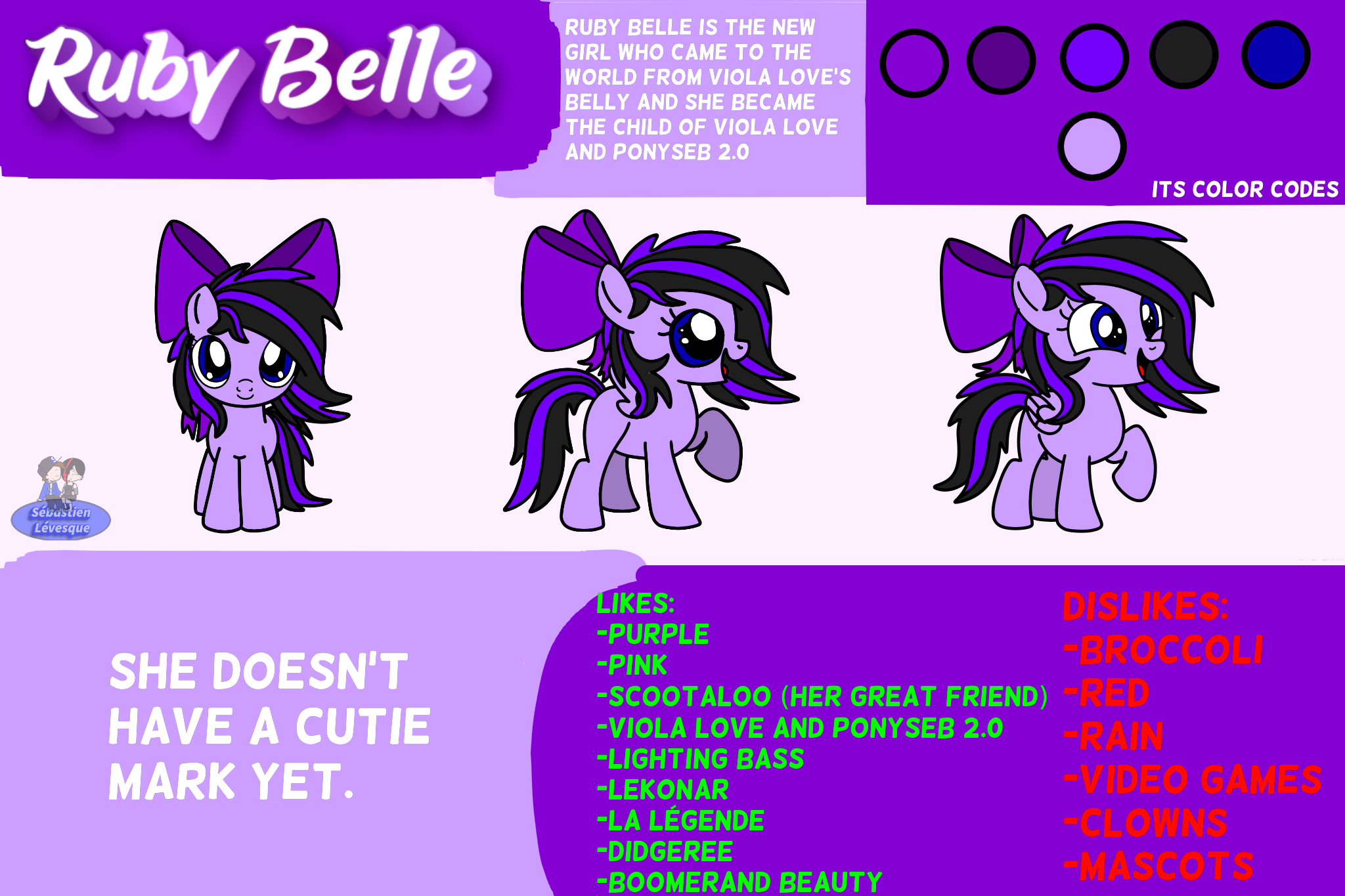 The new Ruby Belle reference sheet by SebGroupArts2009