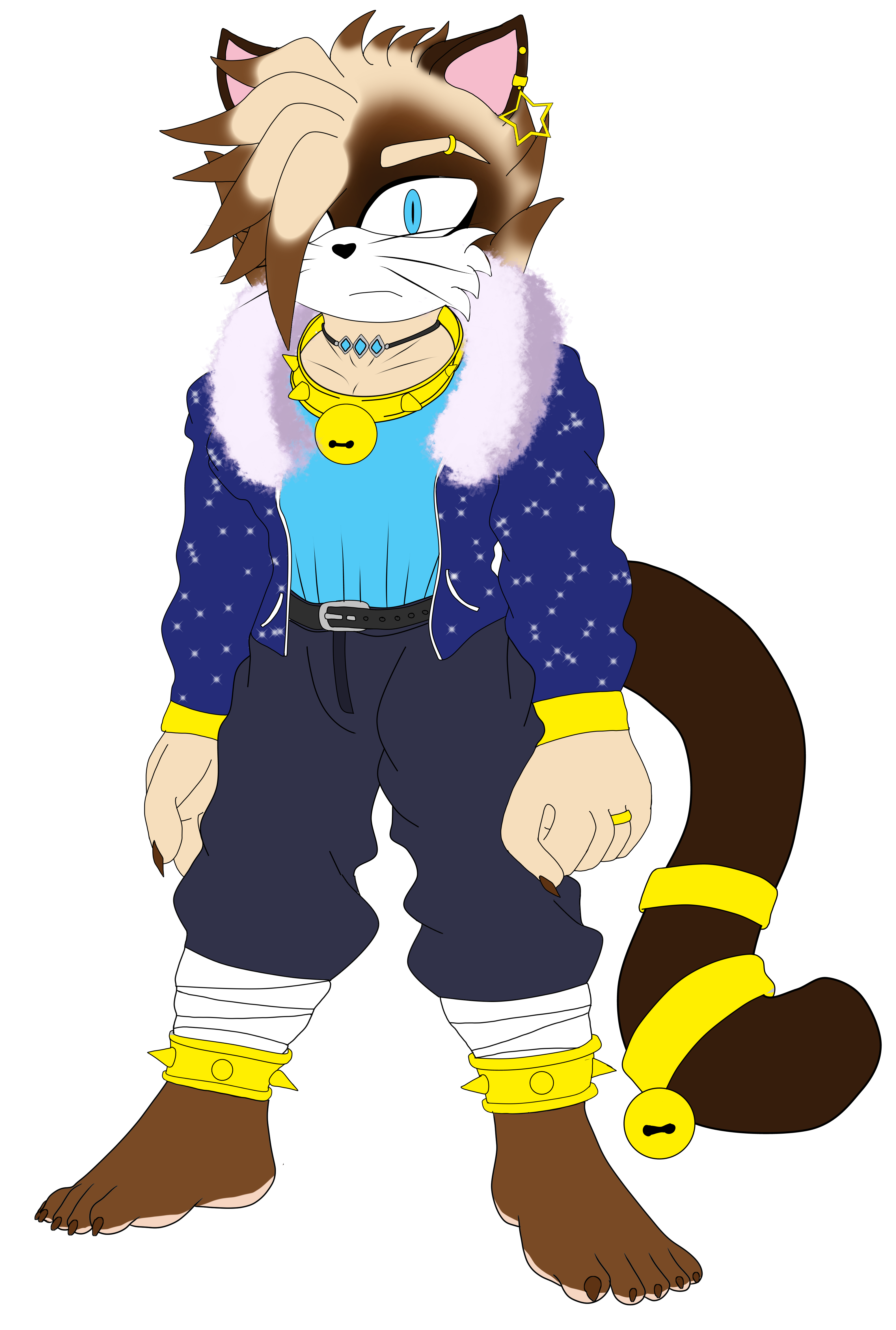 Bolt the Siamese by MidnightMuser