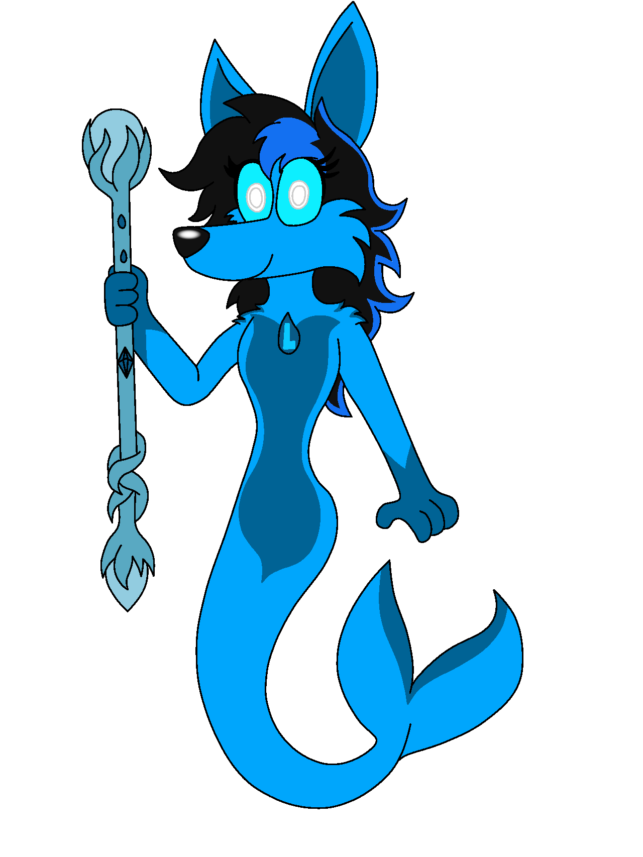 Leon The AquaFox [SaberTooth3] by MangledTheArcticWolf