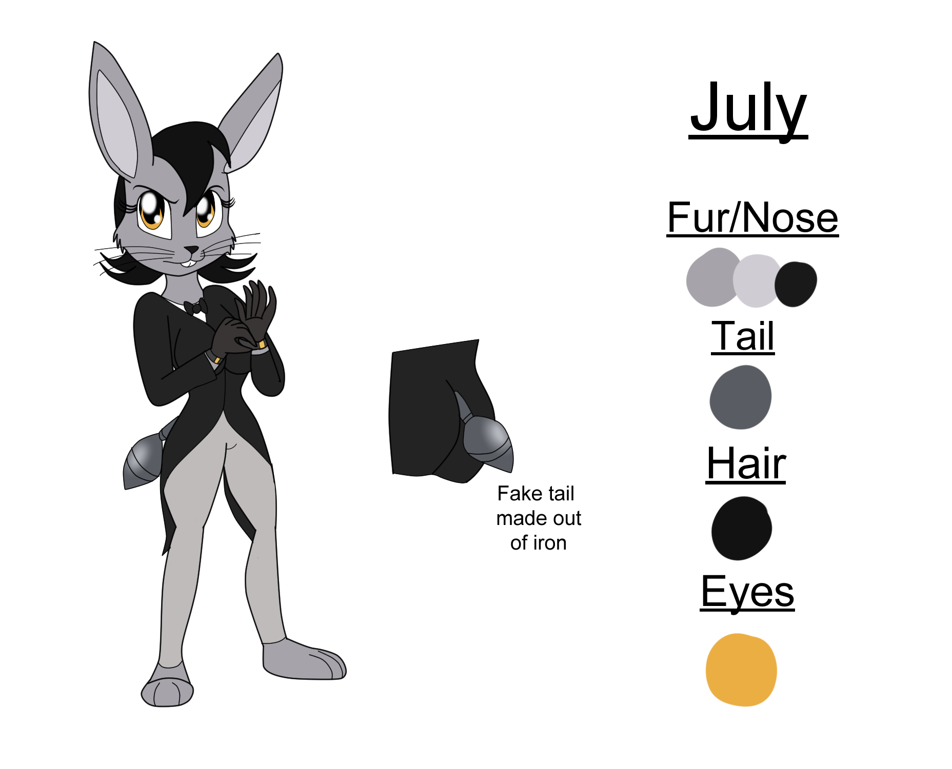 July Reference Sheet by KendraEevee