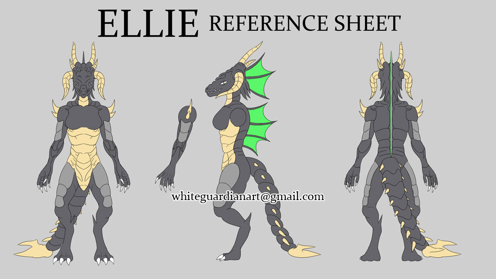 Ellie Reference Sheet by WhiteGuardian