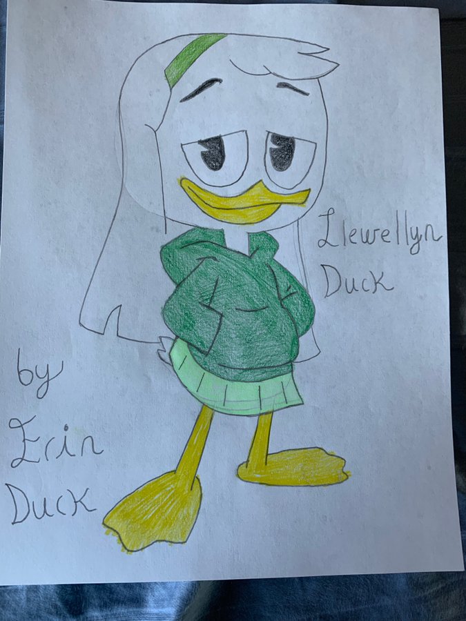 Llewellyn Duck OC V2 by BusterBunny8