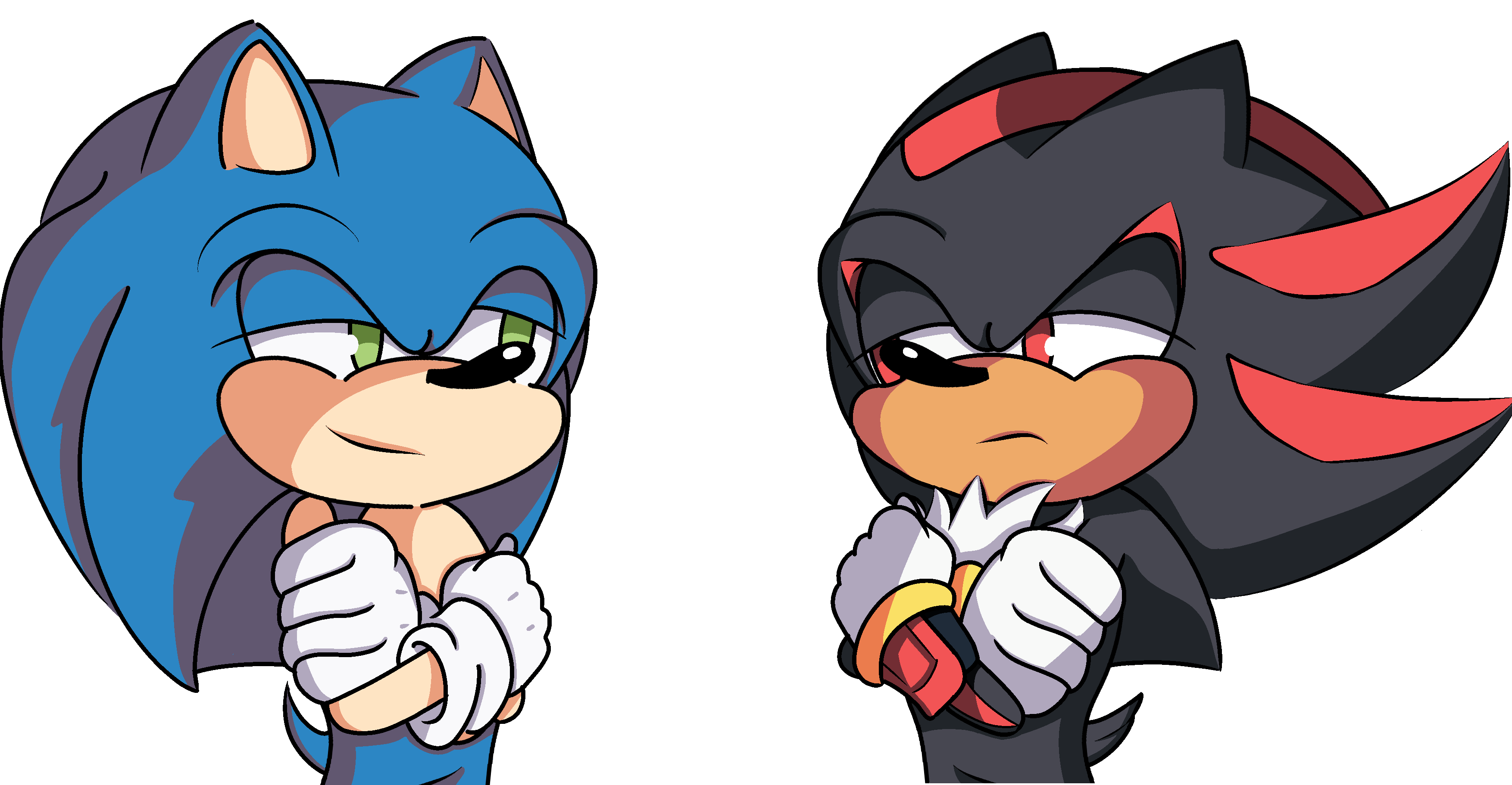 Sonic and Shadow by Spookvee