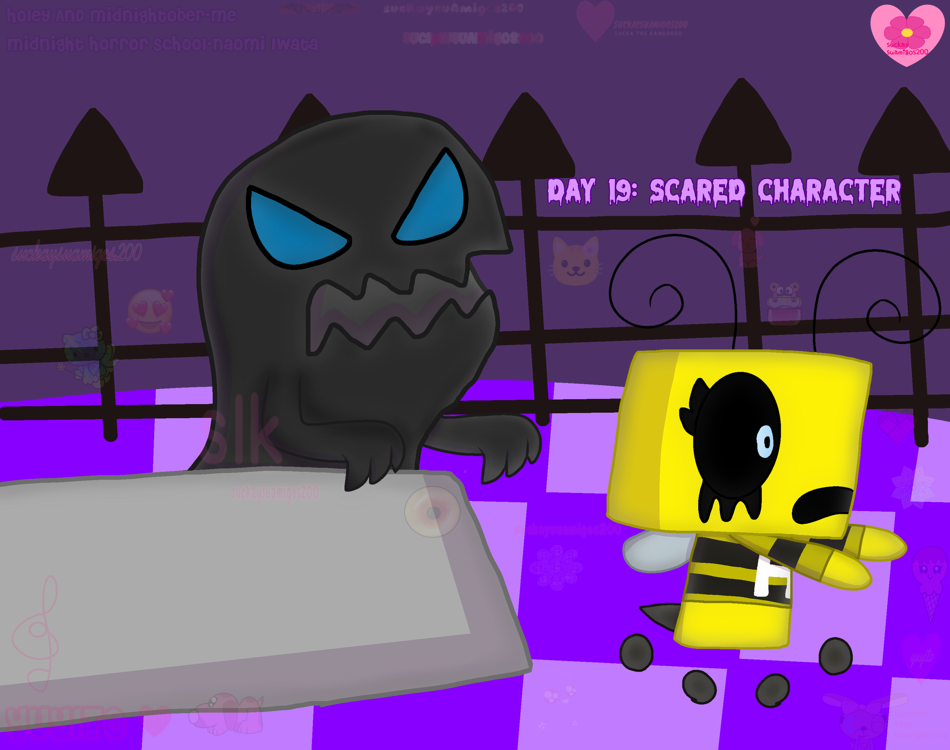 midnightober Day 19: scared character by suckaysuAmigos200