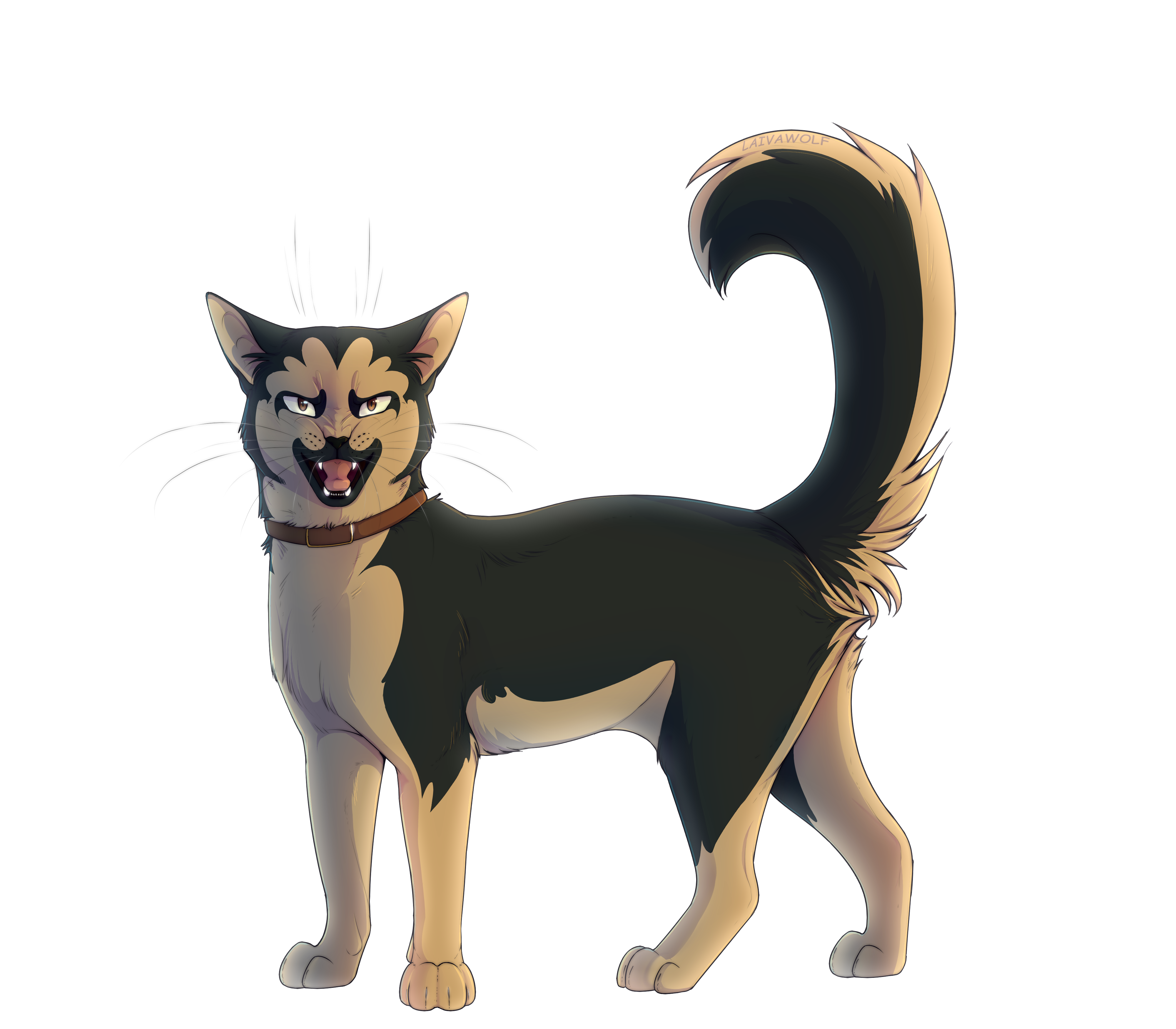 GNG: John the cat by LaivaWolf