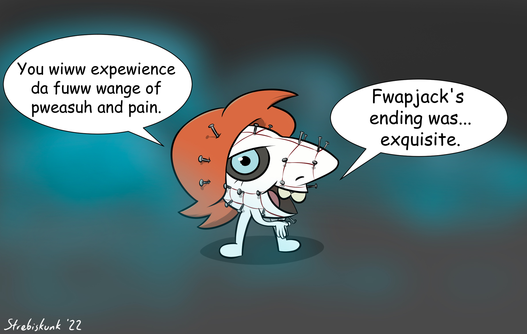 Tiny Hell Priest by Strebiskunk