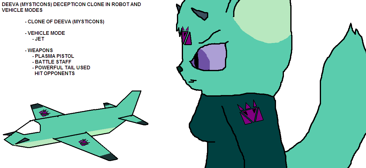 Deeva (Mysticons) Decepticon Clone Ref Sheet by Art497