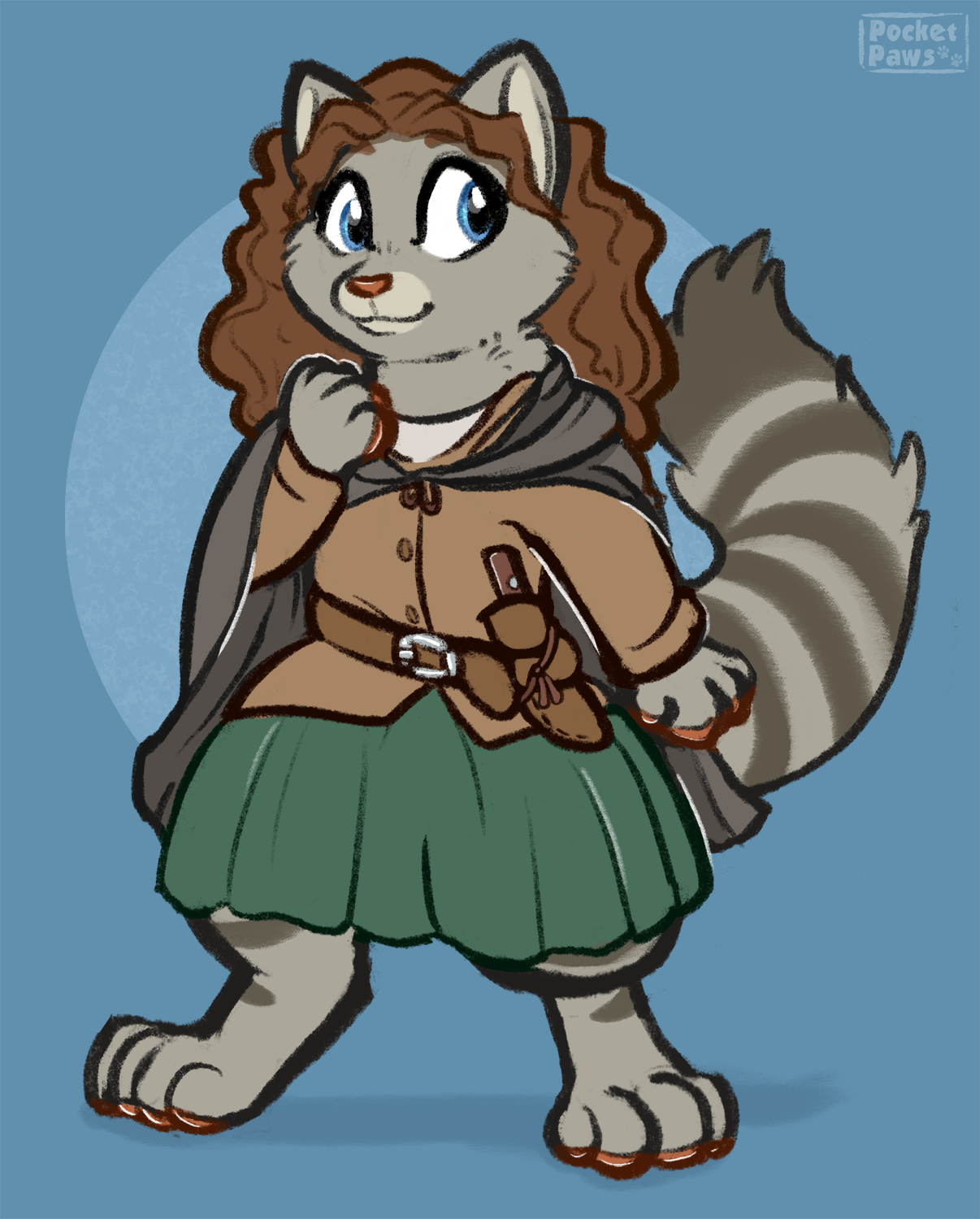 Dearbháil as Digitigrade by PocketPaws