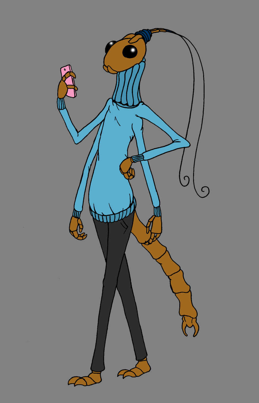 Stick Bug Girl by BonnieandCo