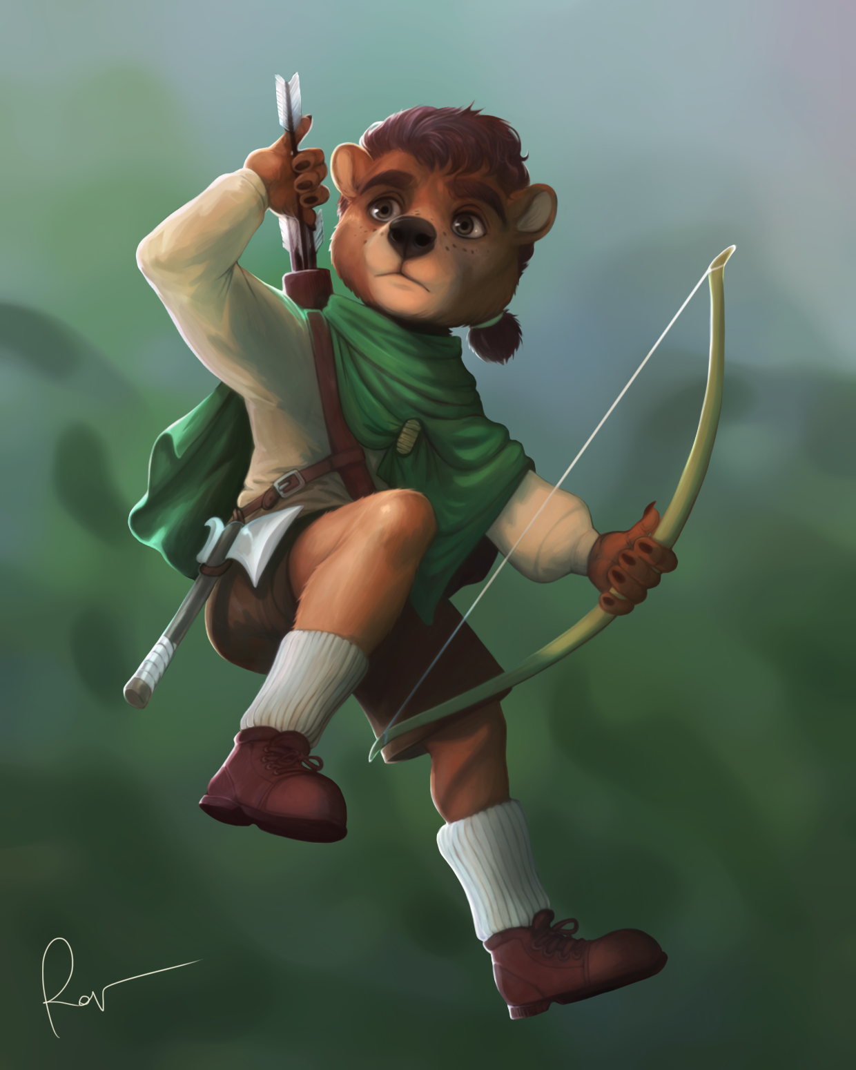 Adventurous cub by horserov