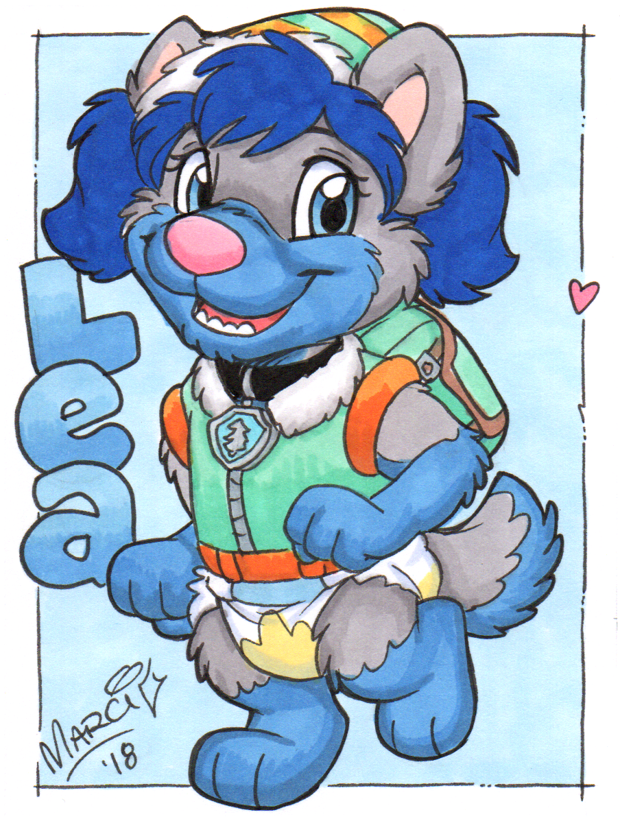 Léa in Everest's outfit - Marci Badge by StellaPaw284