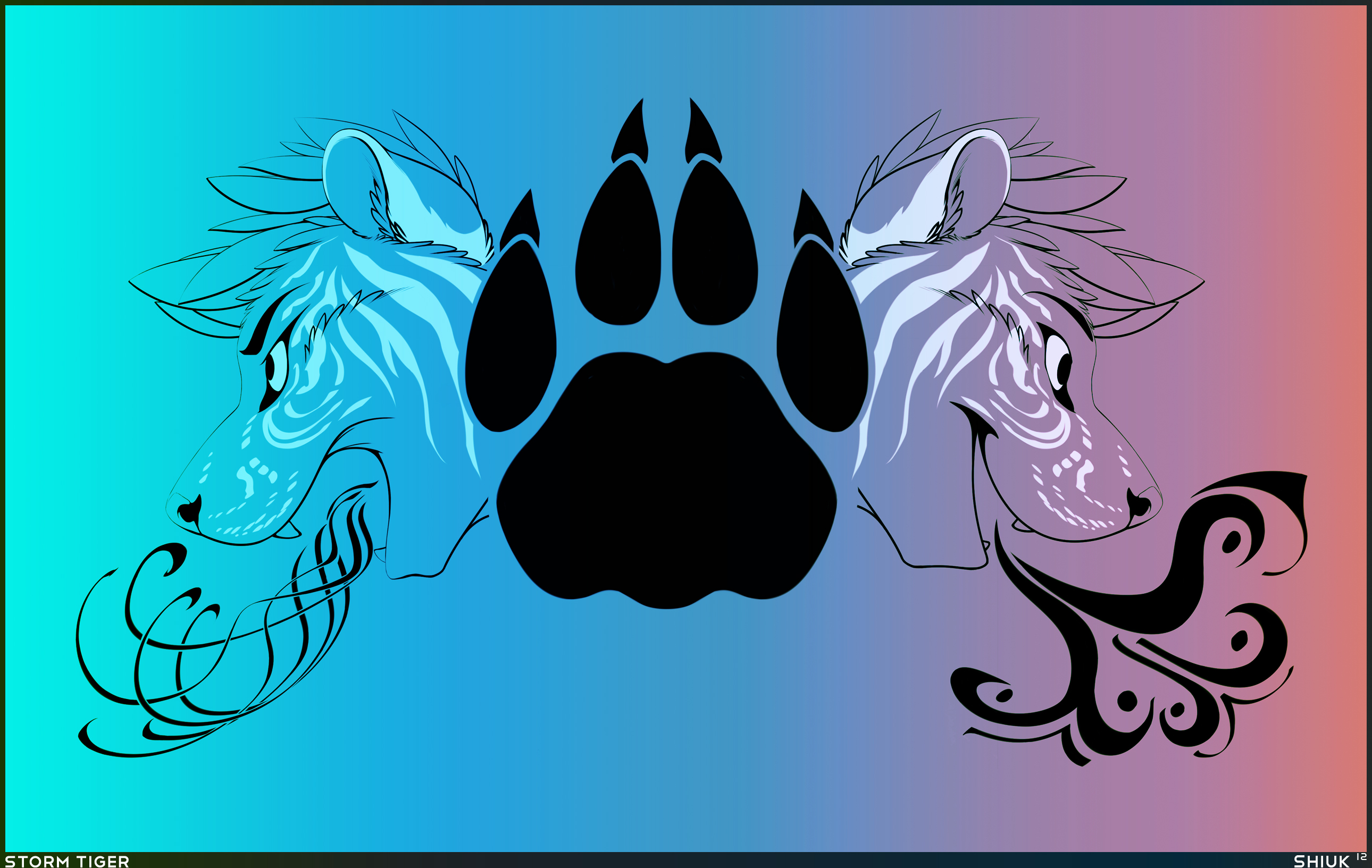 Storm Tiger Tattoo by Shiuk