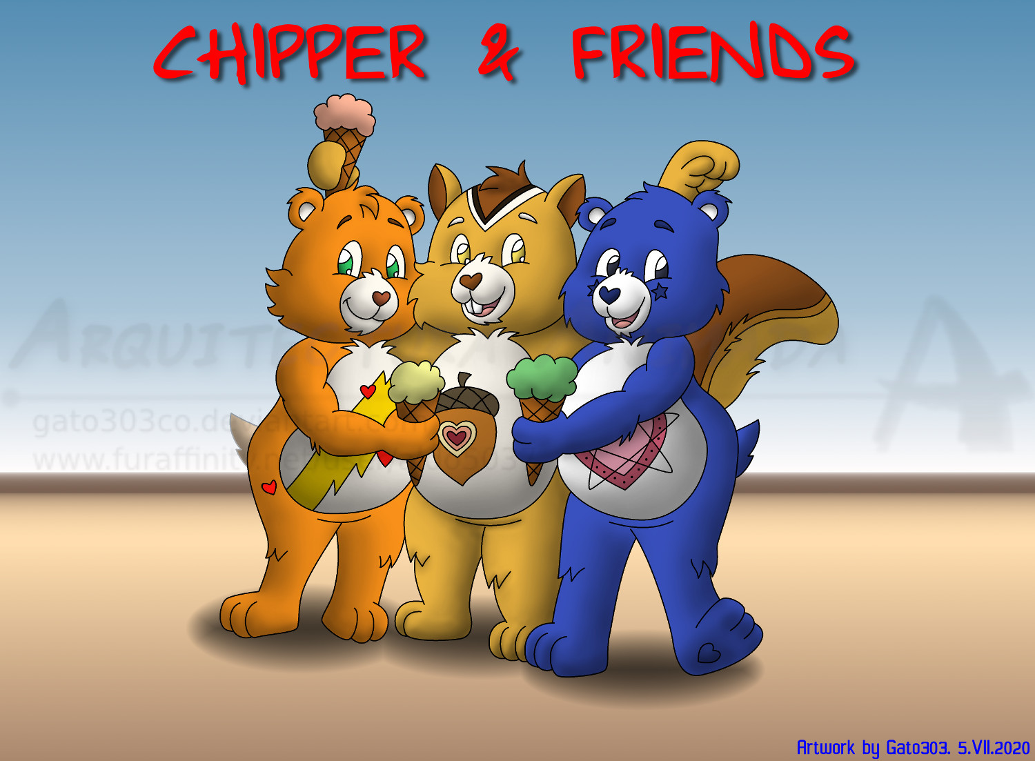 Chipper and his friends [C] by Gato303