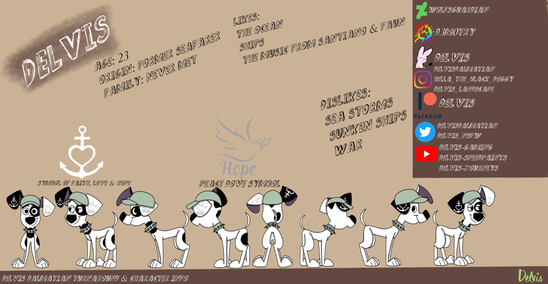 Delvis Dalmatian Turnaround by Leonity