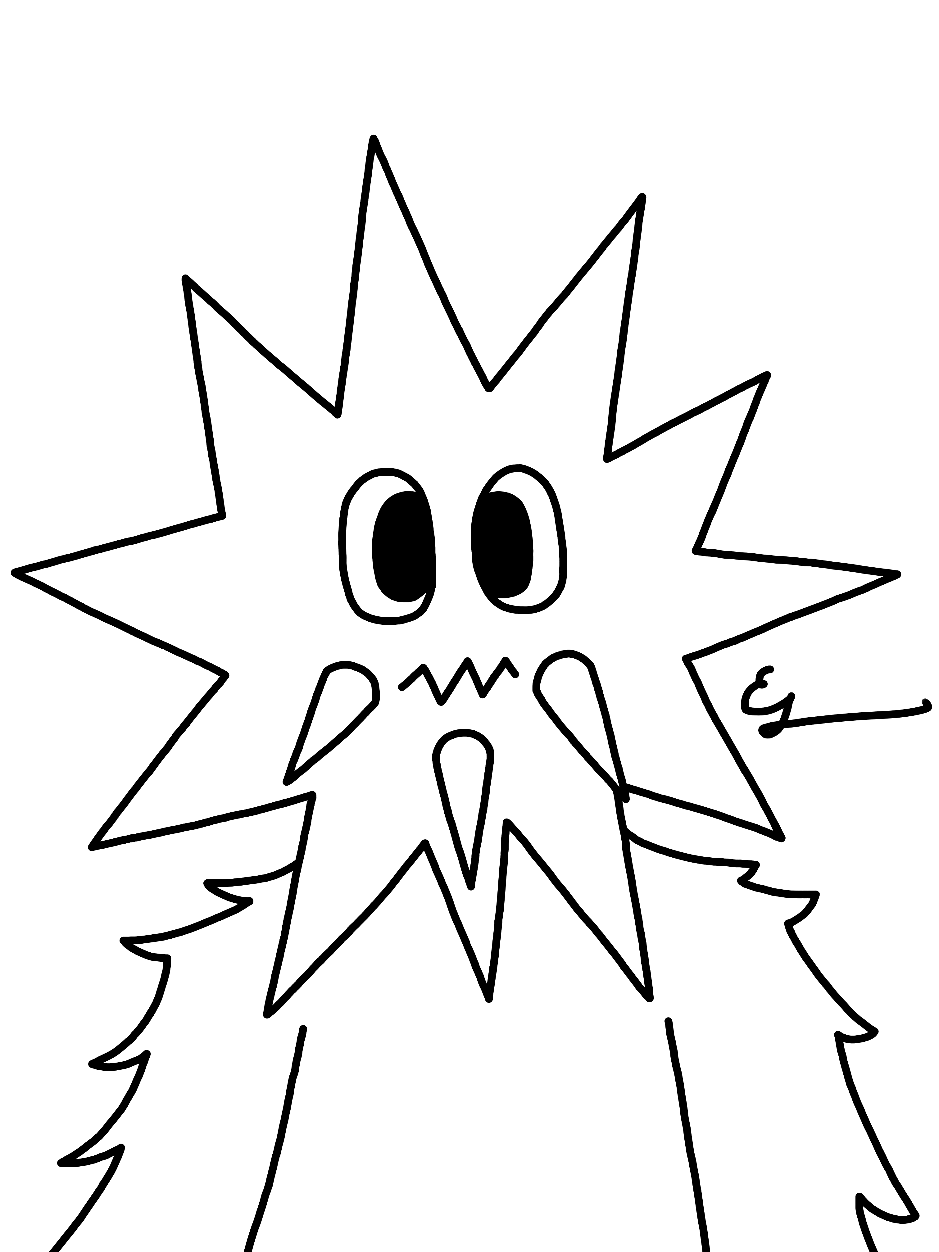 Spike creature by Bezhound372