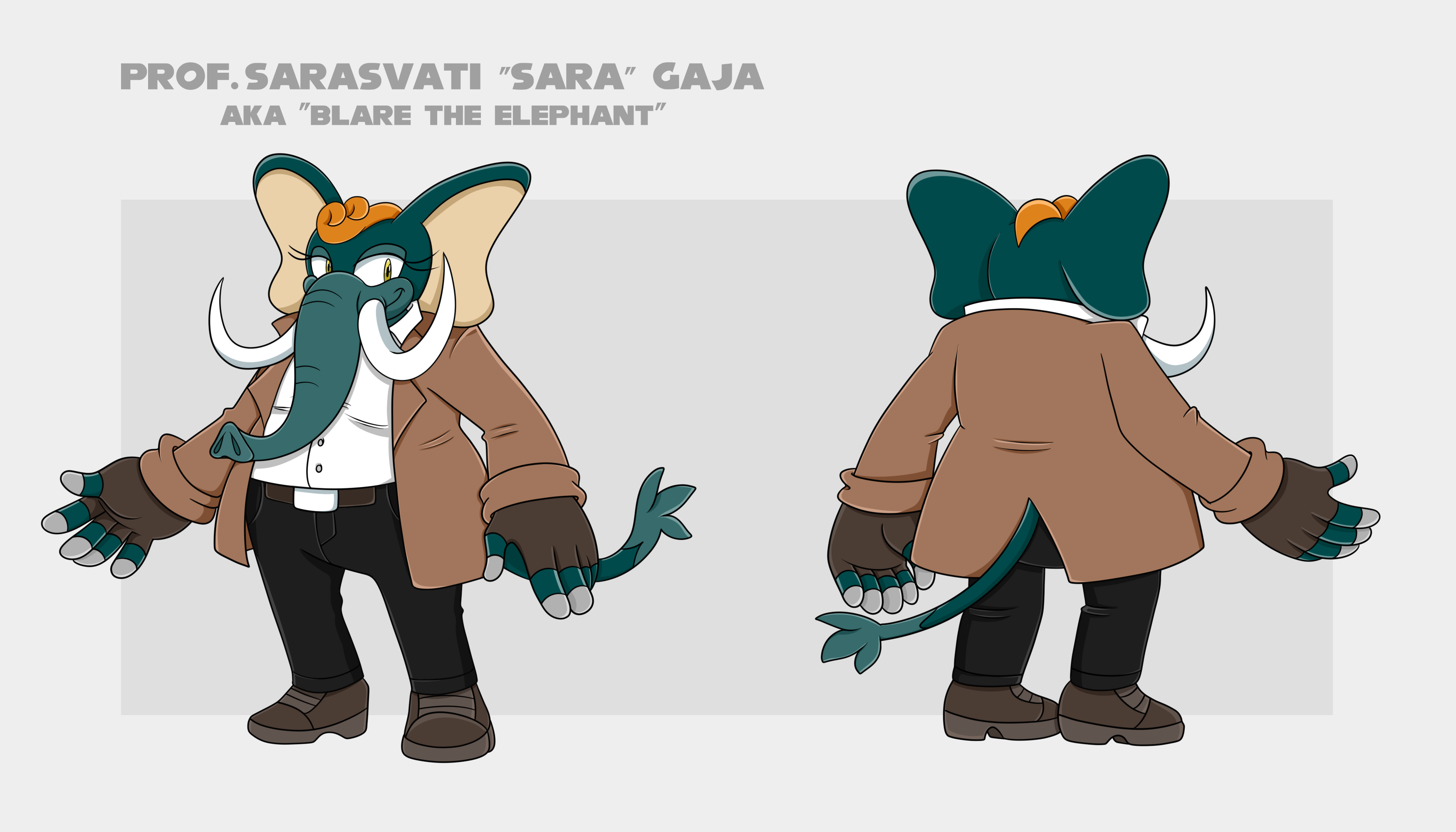 Elephant oc commission by SilentMist