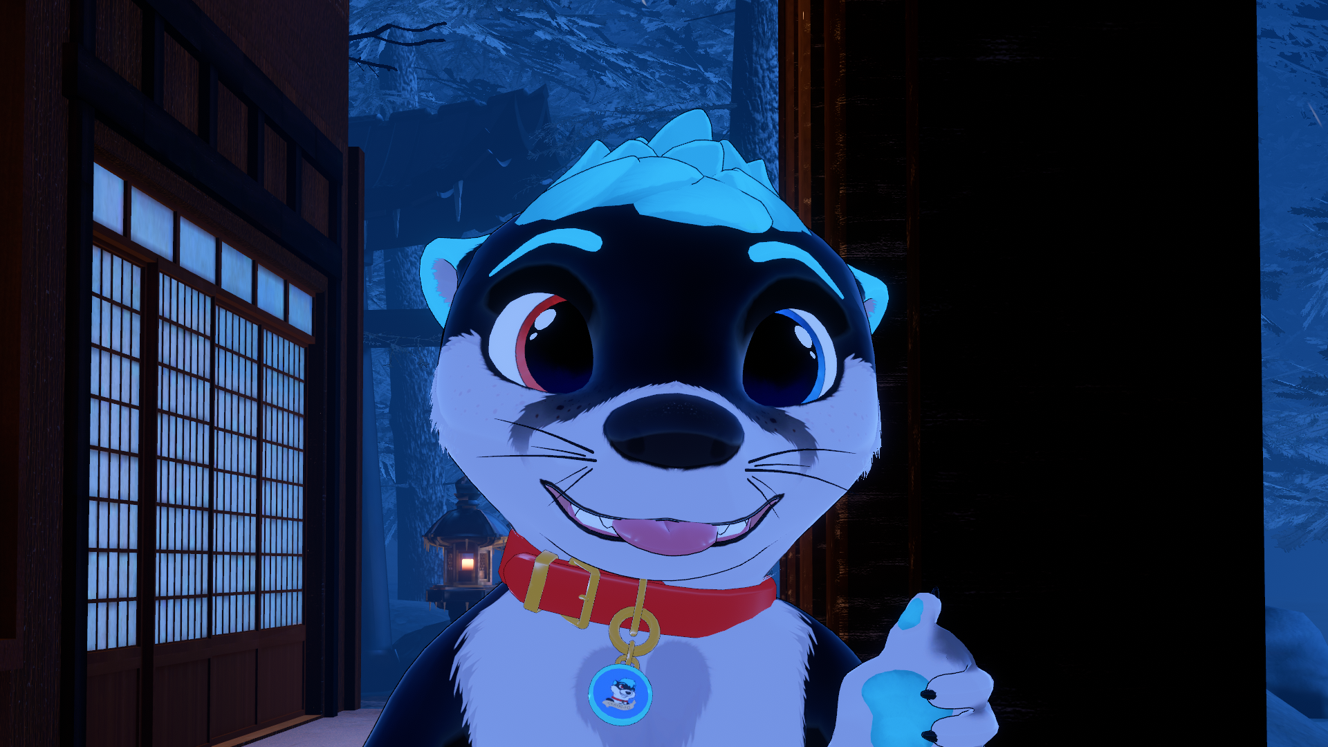 vrchat awtter by Theothewolfotter