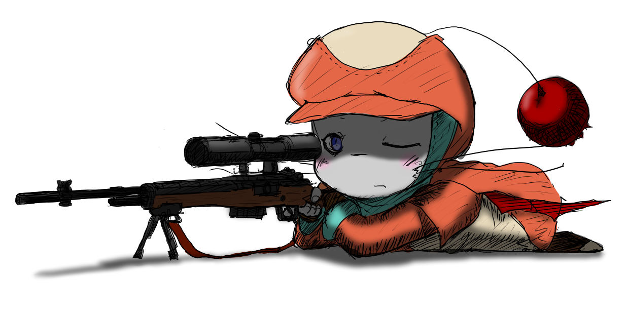 Moogle Gunner by yoshiU