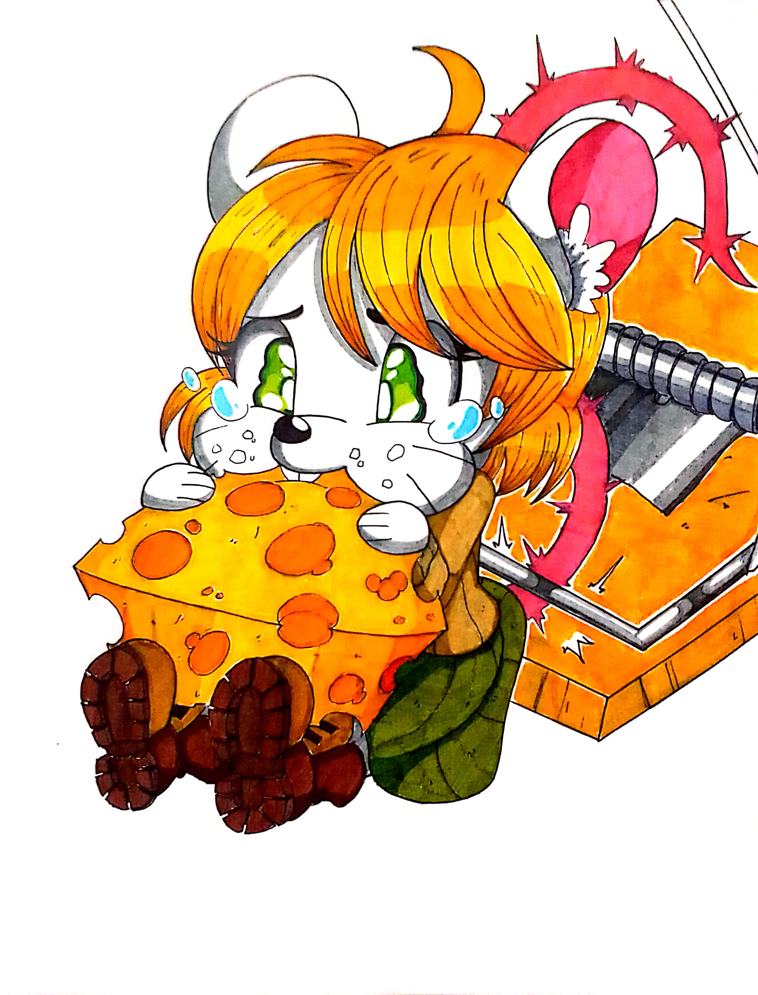 cheese trap. by Caquetzalrd