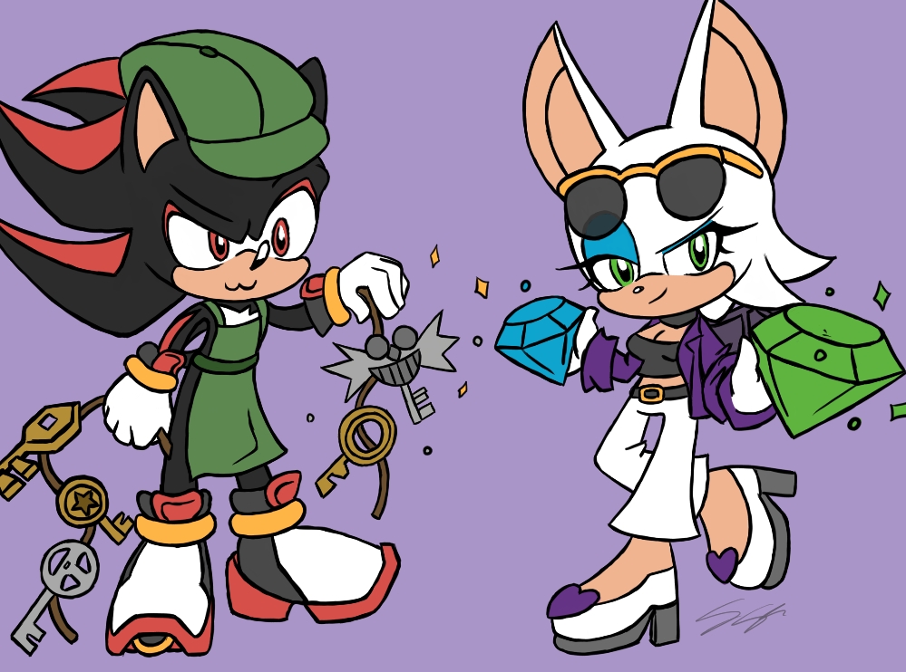 Shadow and Rouge: costumes by Sayu