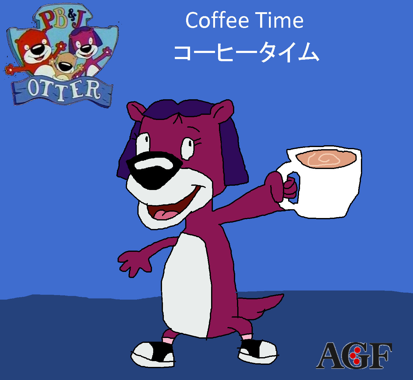 Coffee Time with Jelly Otter by FurryCritters11