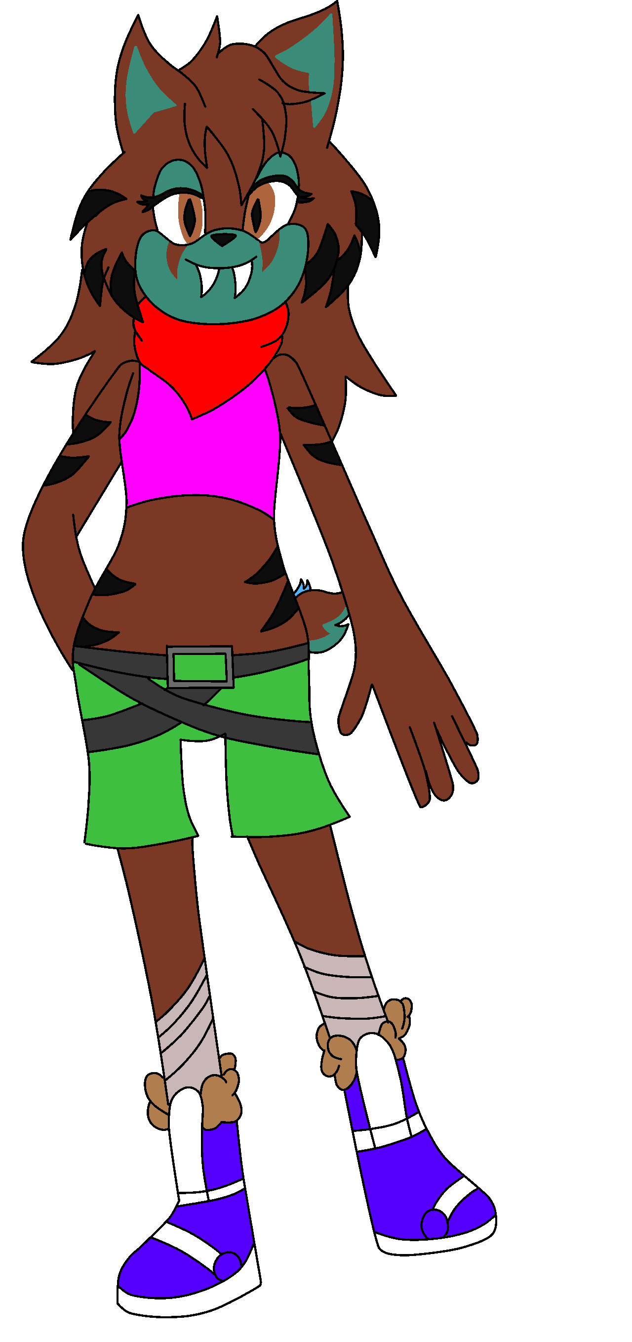 [RQ] Sandra The SaberTooth Tigress [NoVikiMariMari] by MangledTheArcticWolf