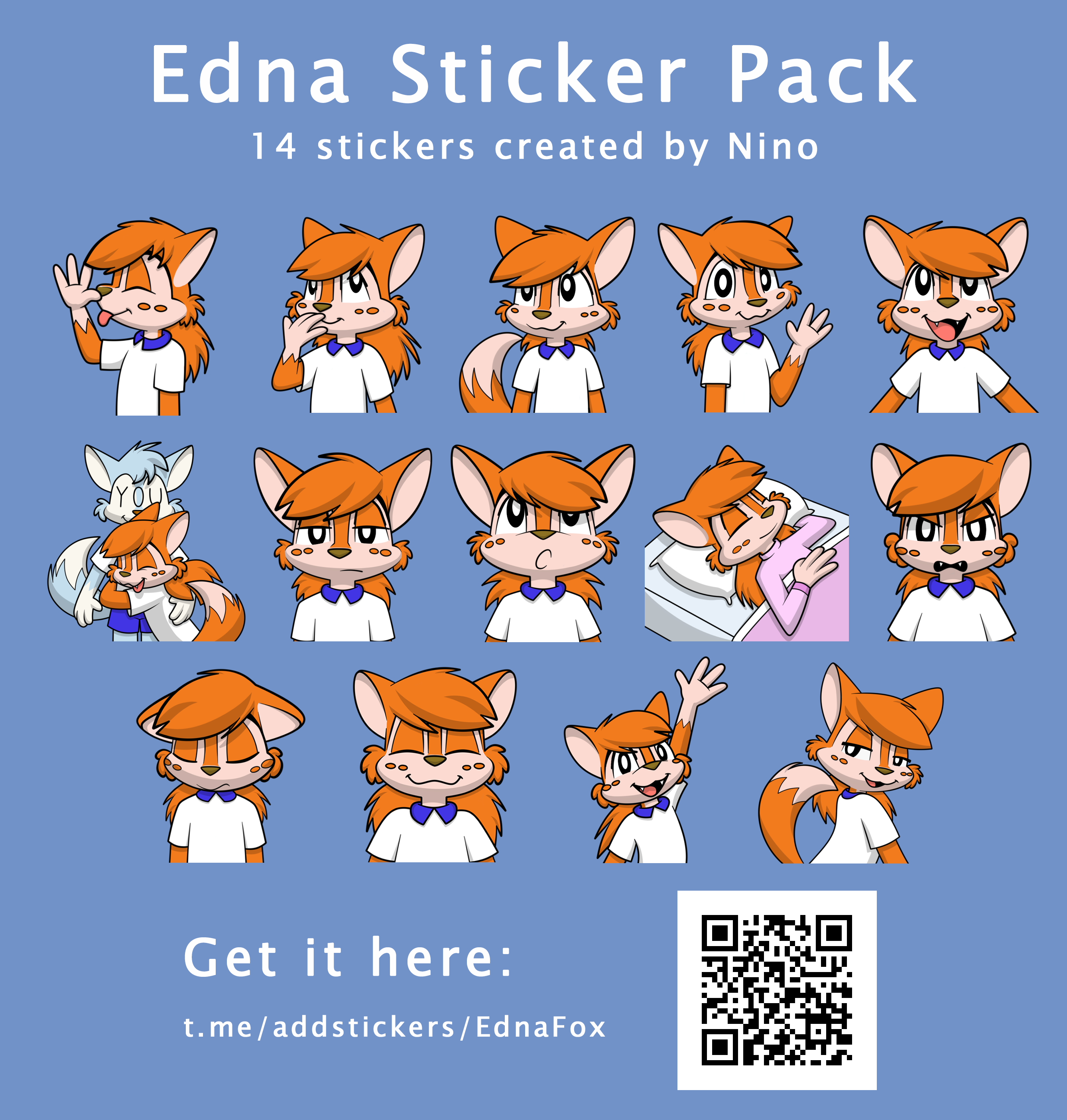 Edna Sticker Pack by NinoM4ster