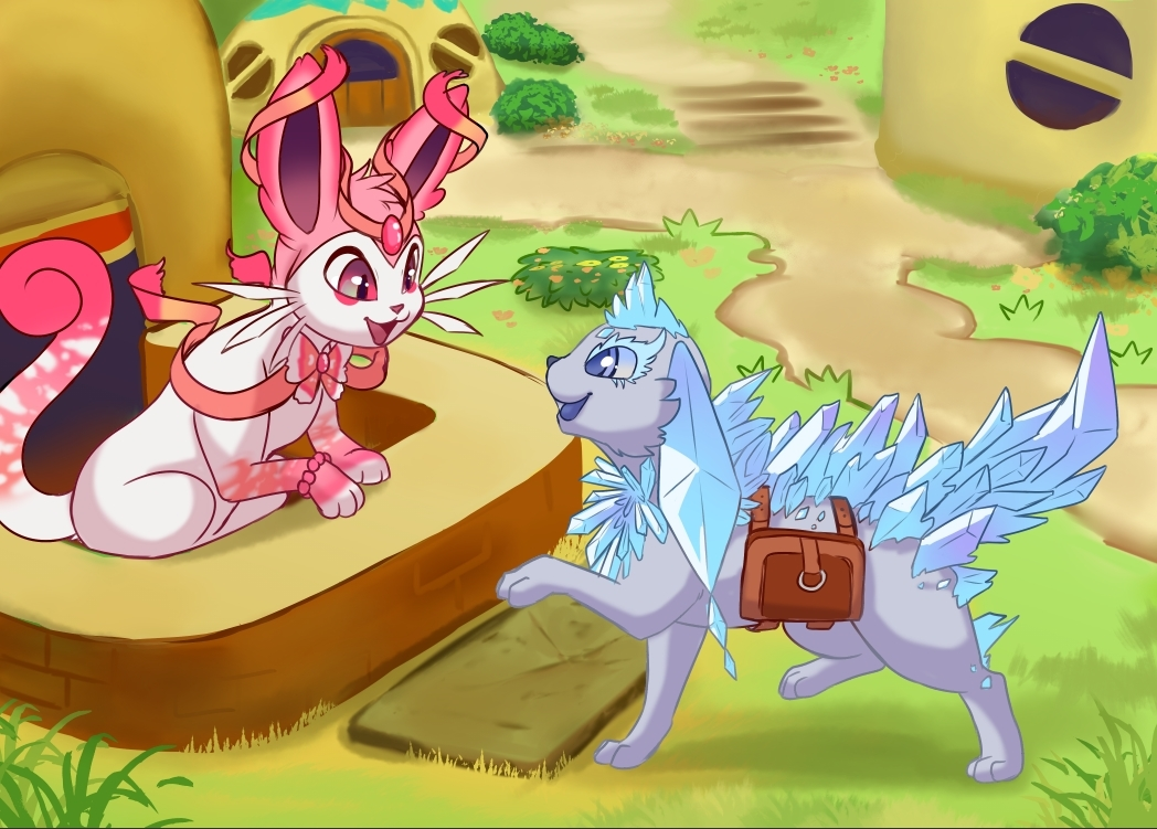 Kyani and Diarmeo by Litarath