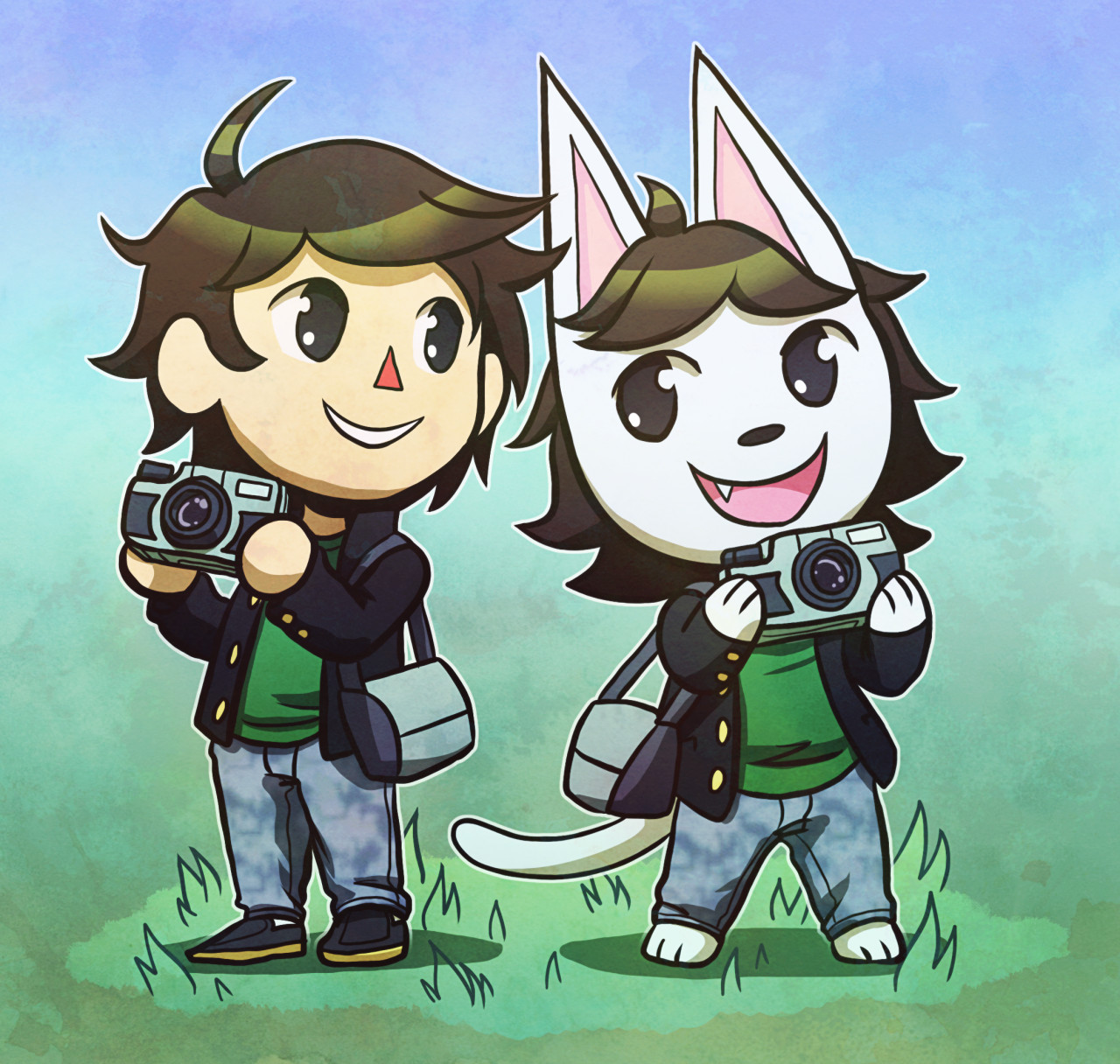 (Comm) Chris in Animal Crossing by TentsOnFire