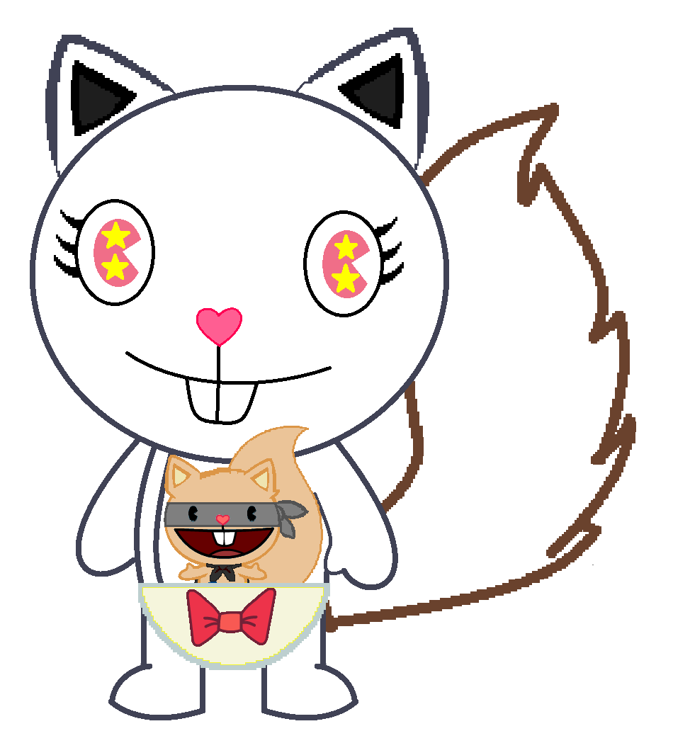 White Dog & White Dogette by JTWinkermanDiaperKing1