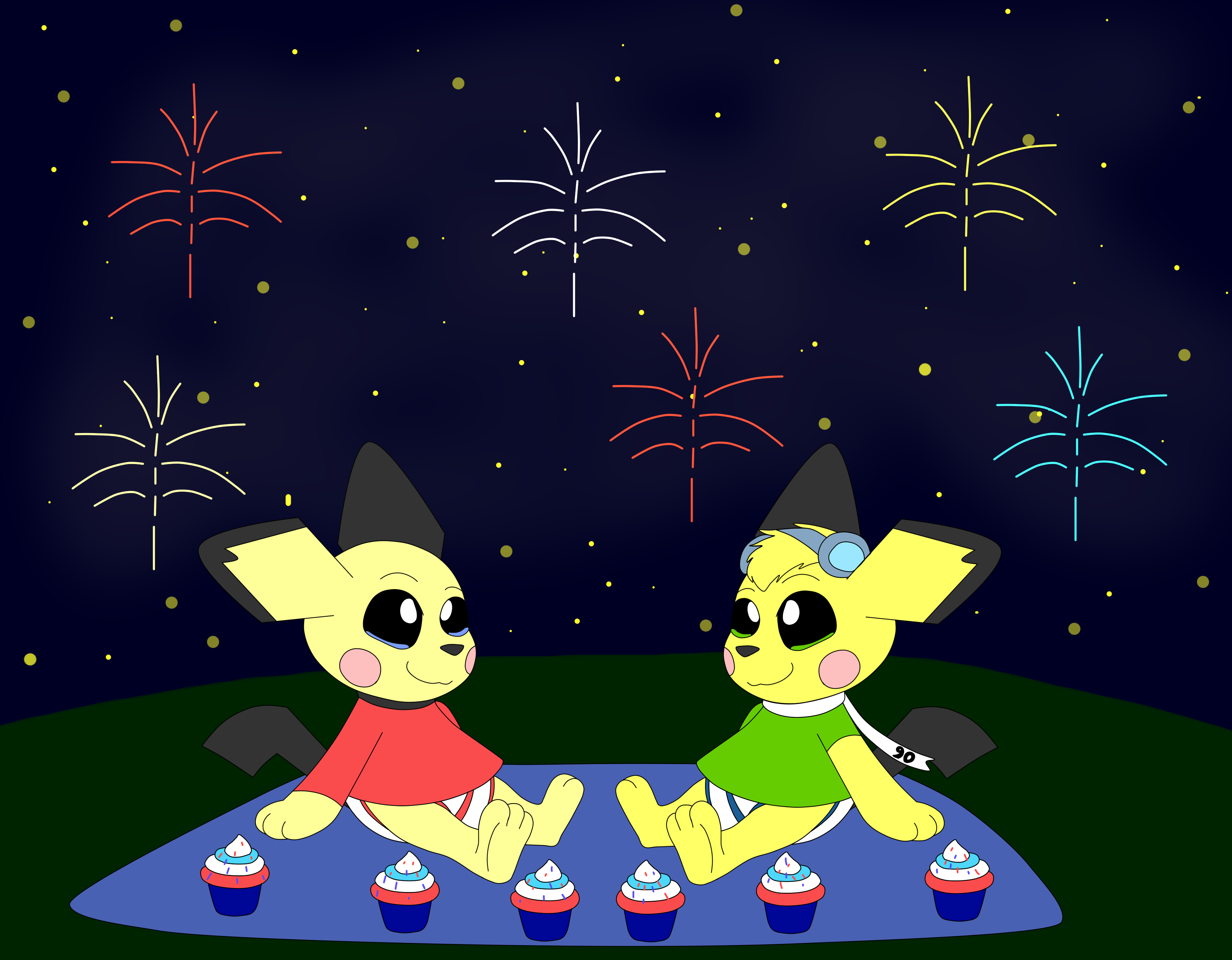 Cupcakes N Fireworks -By Agumonofalchemy- by DanielMania123
