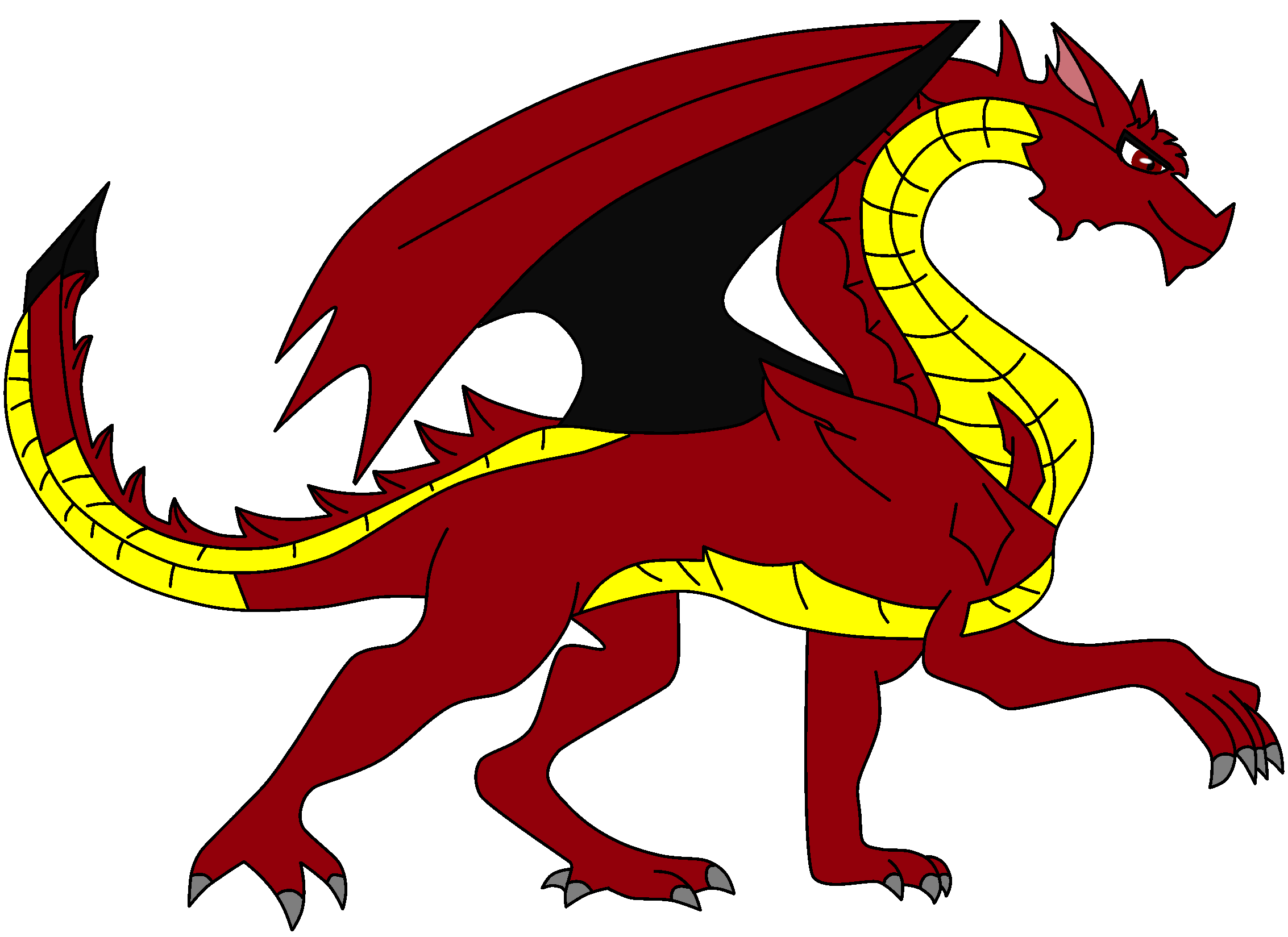 Rocky The Western Dragon by MangledTheArcticWolf