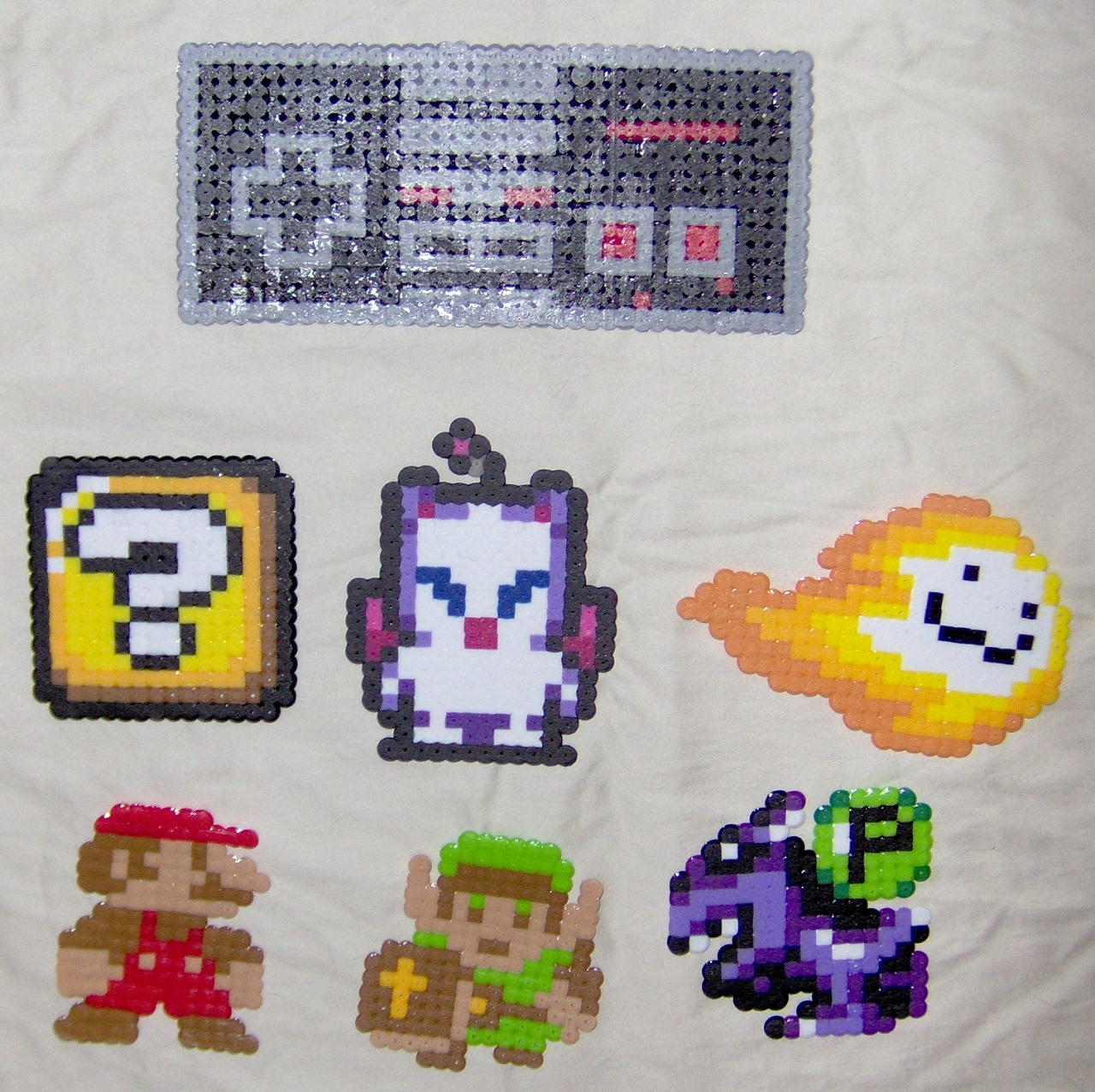 Perler Bead Sprite Photos by 9puzzle