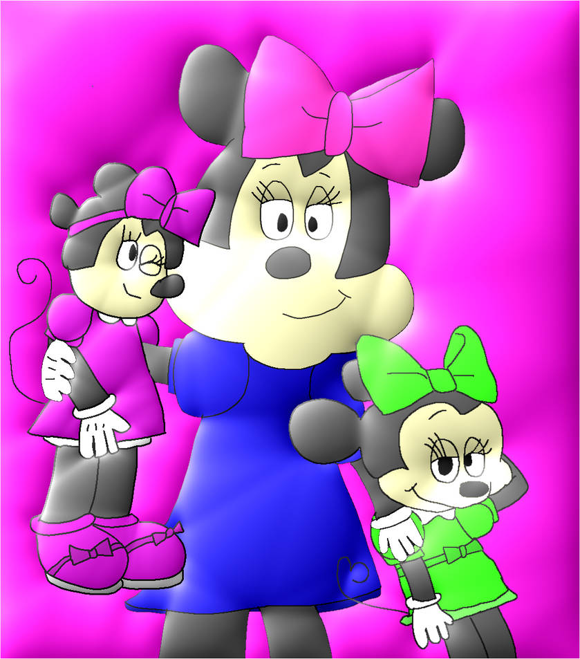 Minnie, Millie. and Melody by frogtable125